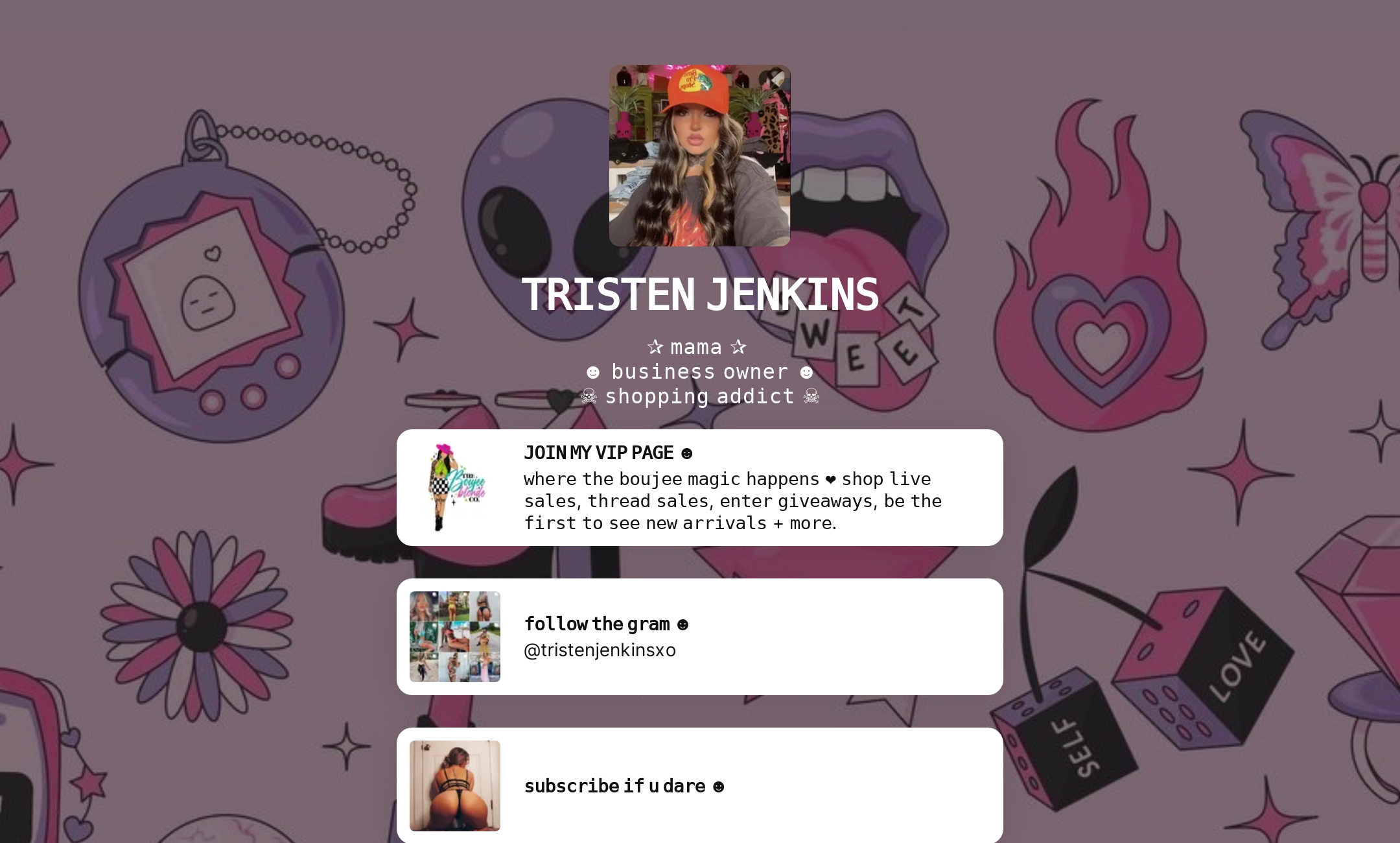 𝚃𝚁𝙸𝚂𝚃𝙴𝙽 𝙹𝙴𝙽𝙺𝙸𝙽𝚂's Flowpage