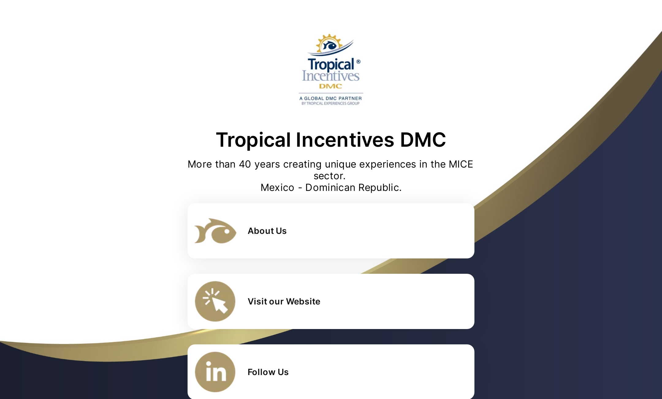 Tropical Incentives DMC's Flowpage