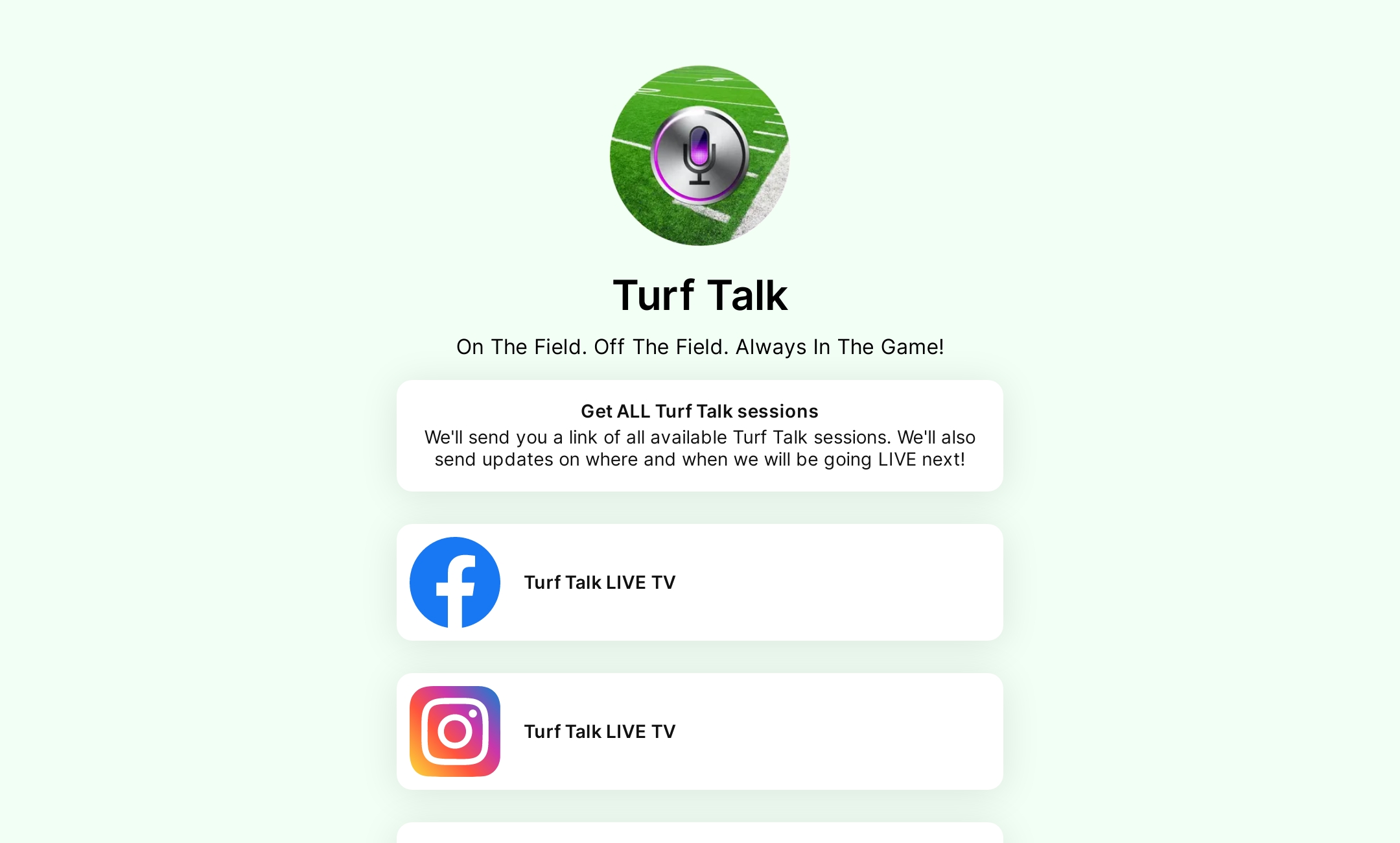 Turf Talk's Flowpage