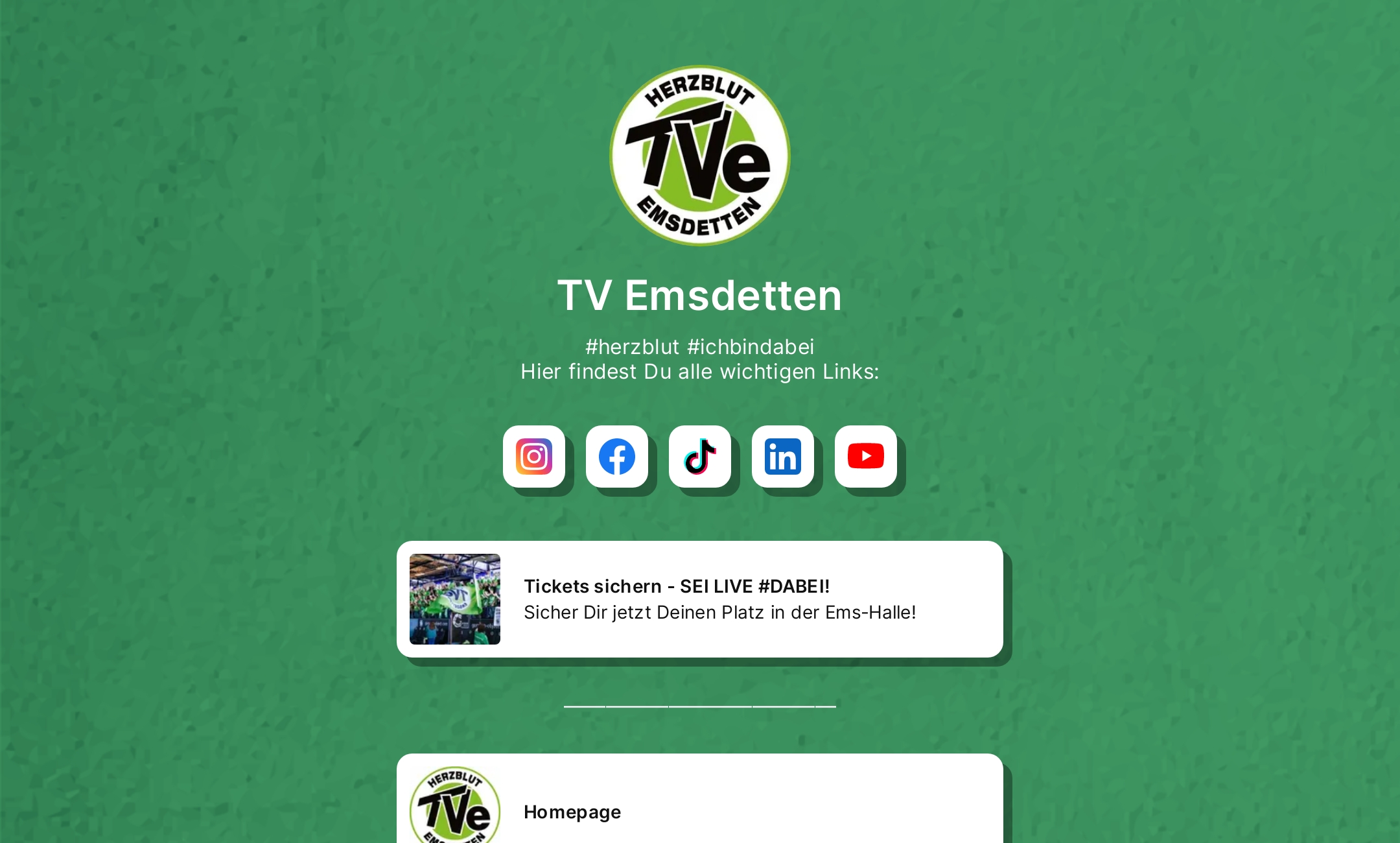 TV Emsdetten - Alle wichtigen Links
