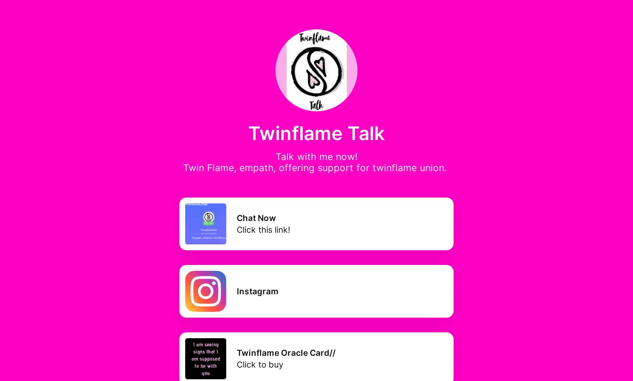 Twinflame Talk's Flowpage