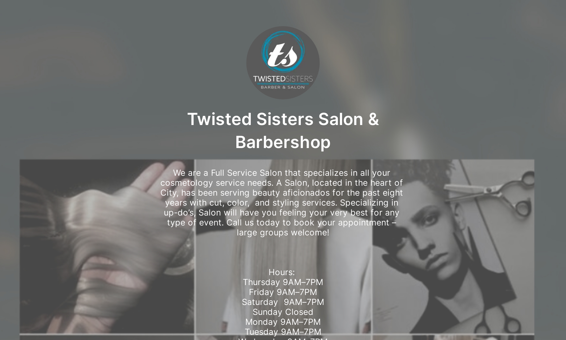 Twisted Sisters Salon & Barbershop's Flowpage