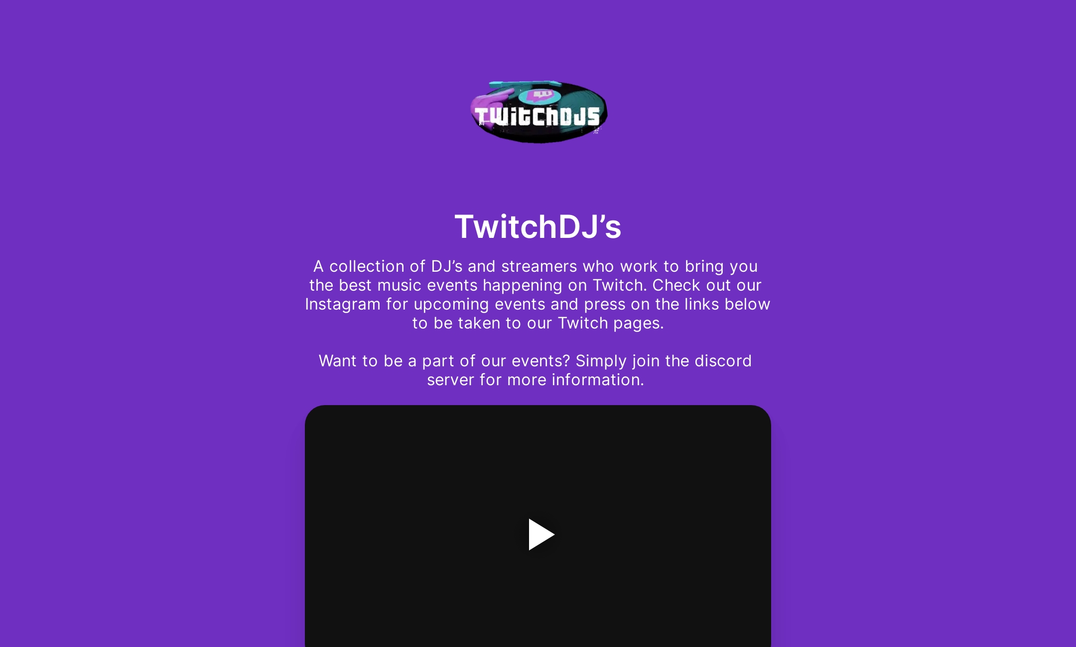 TwitchDJ’s 's Flowpage