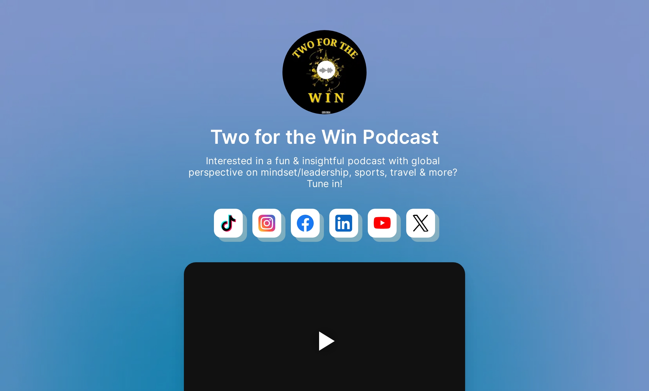 Two for the Win Podcast's Flowpage