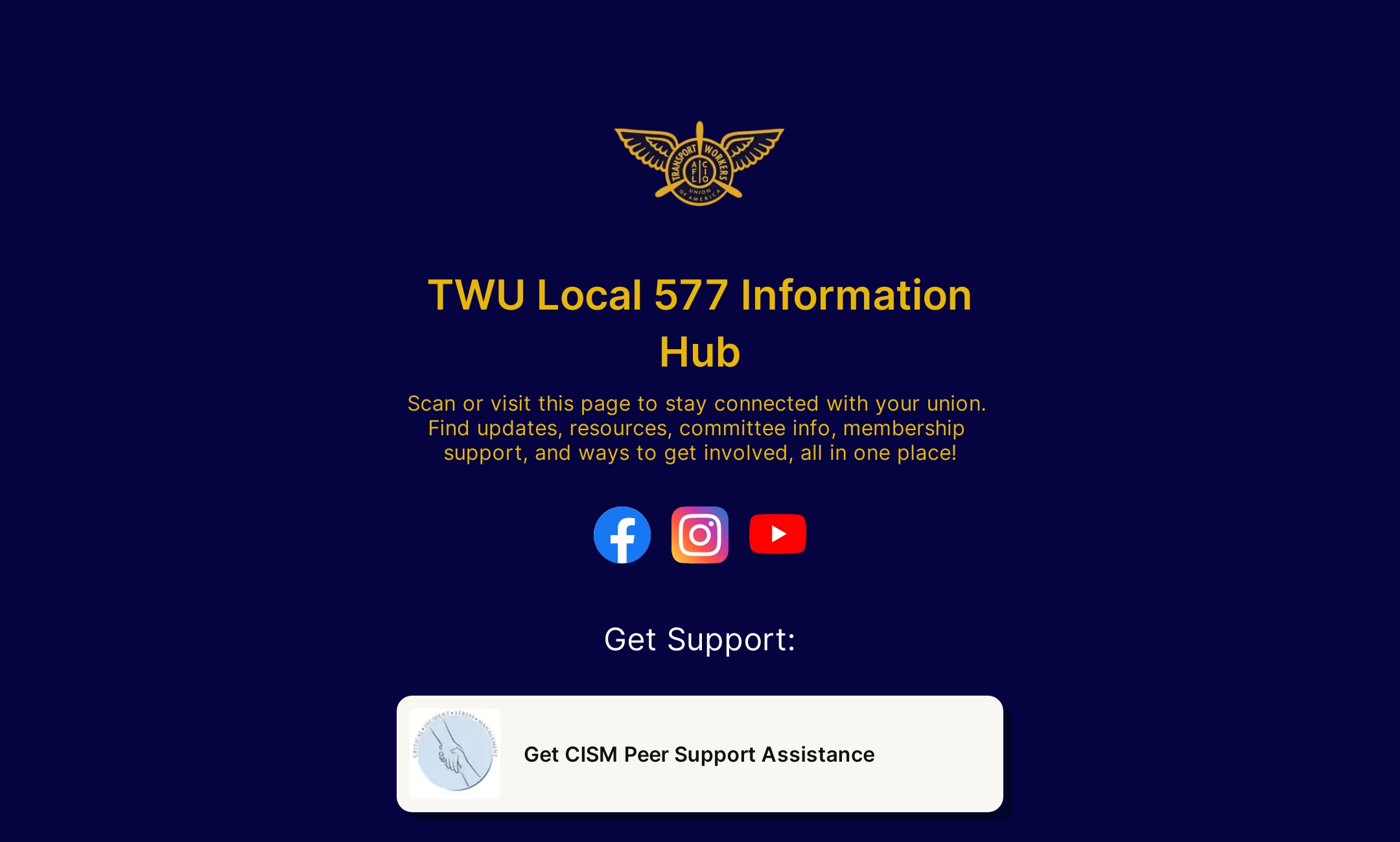 TWU Local 577 Information Hub's Flowpage
