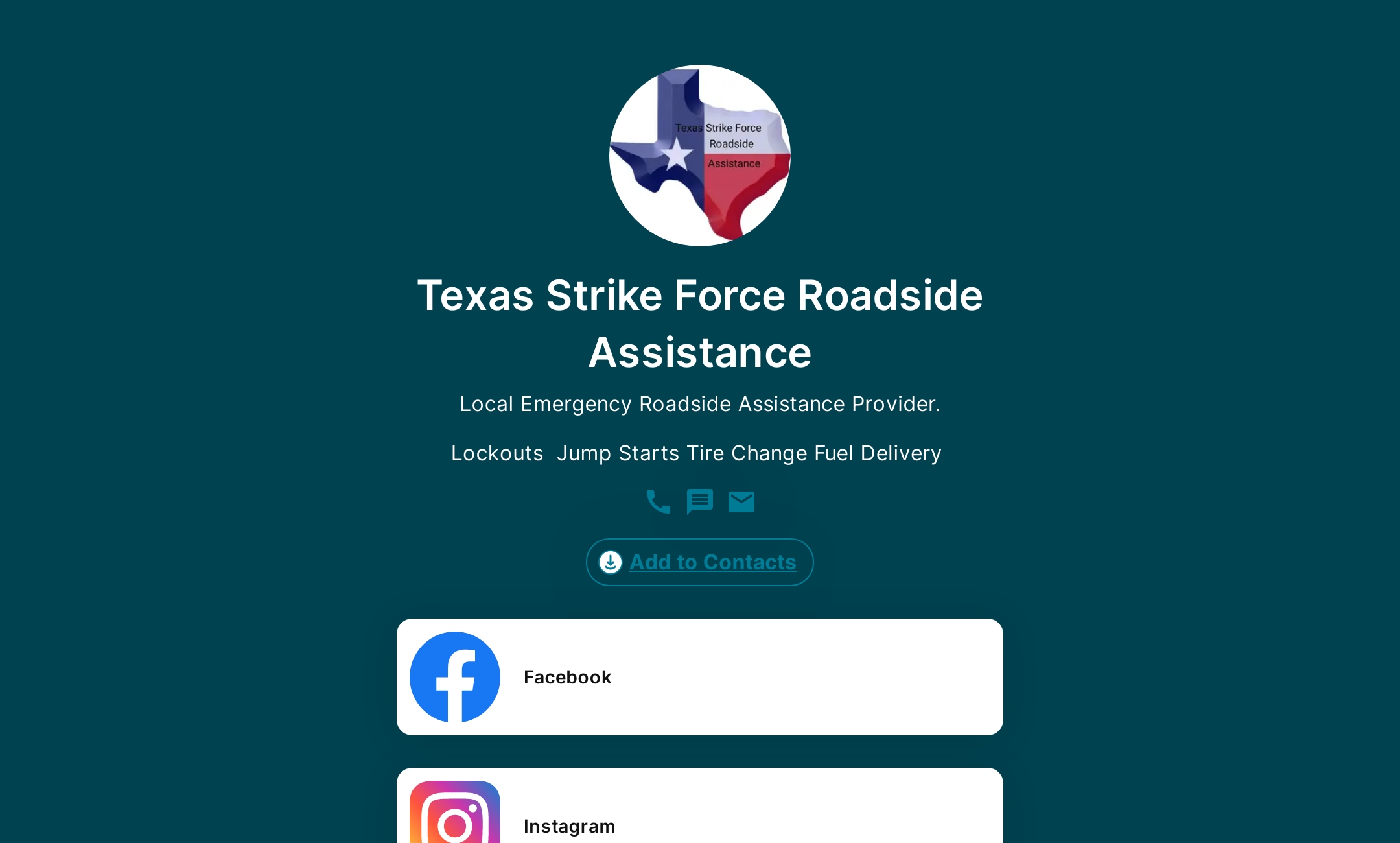 Texas Strike Force Roadside Assistance's Flowpage