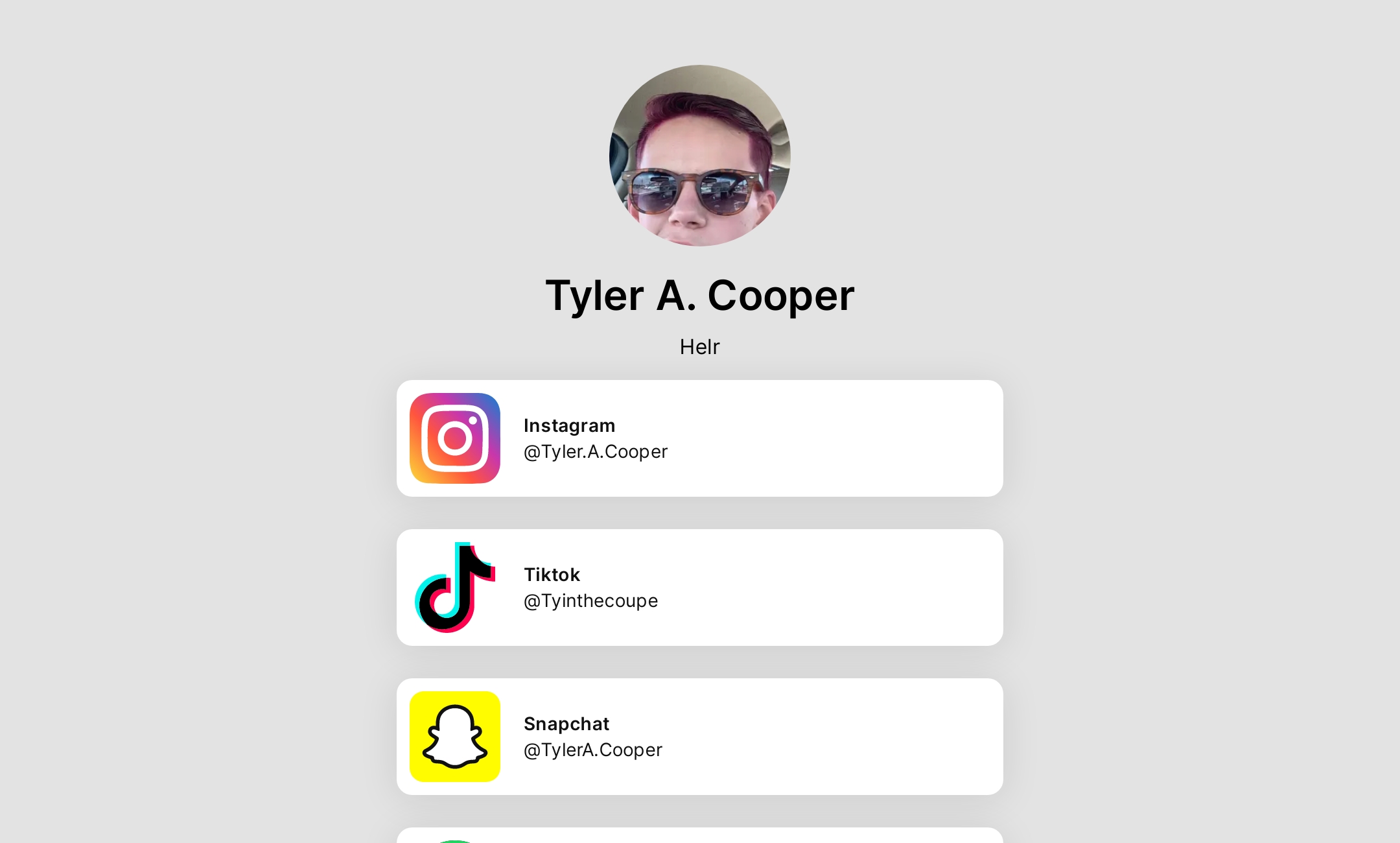 Tyler A. Cooper 's Flowpage