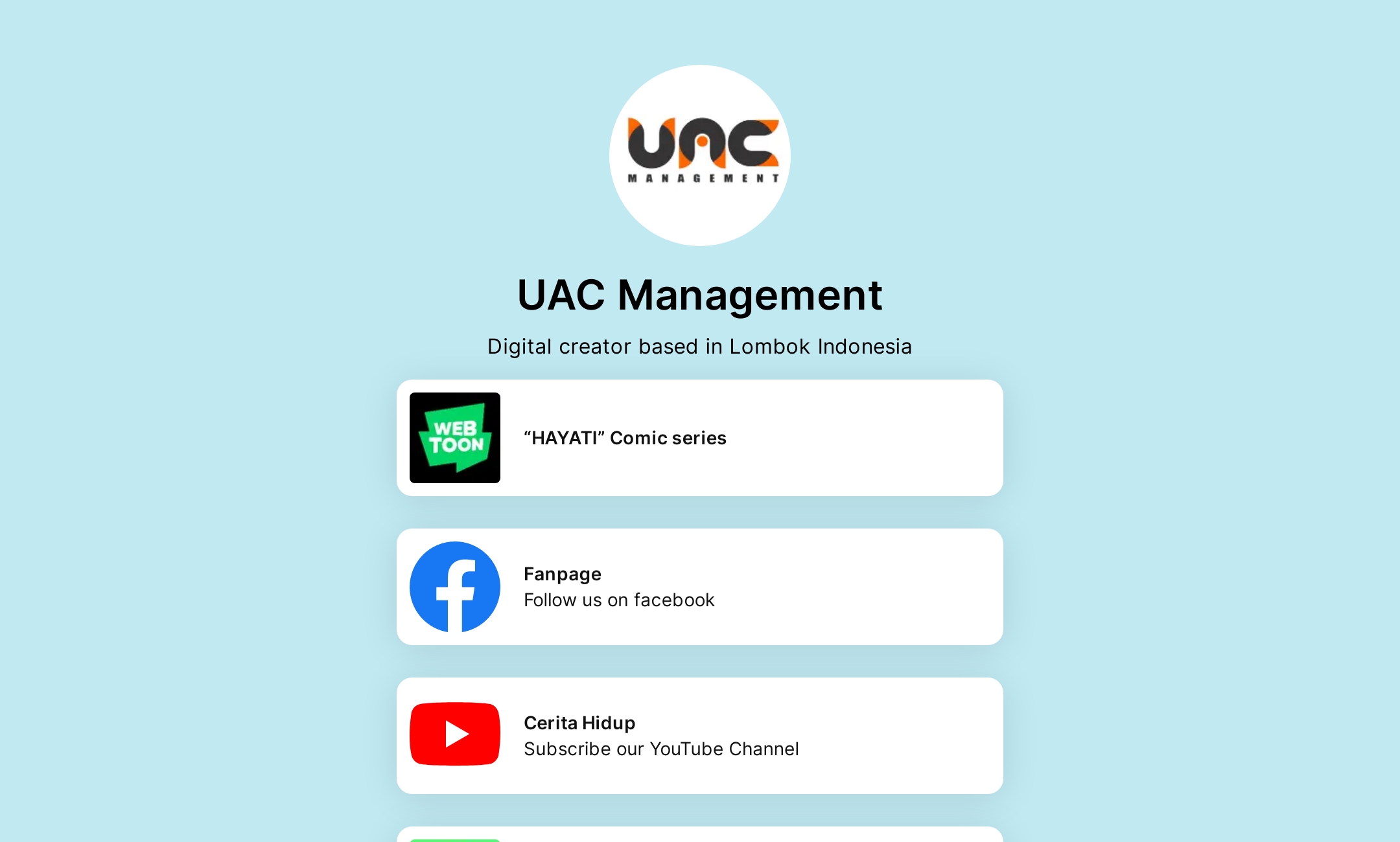 UAC Management's Flowpage
