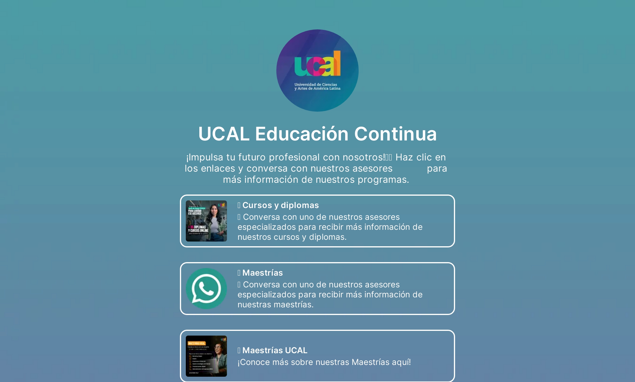UCAL Educación Continua's Flowpage