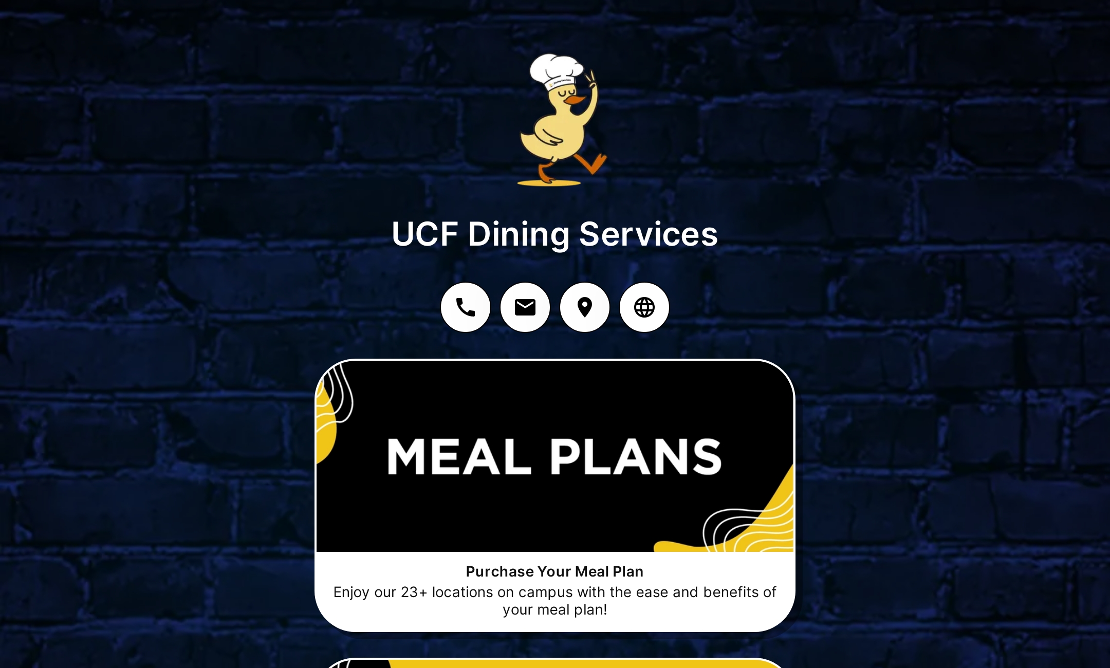 UCF Dining Services' Flowpage