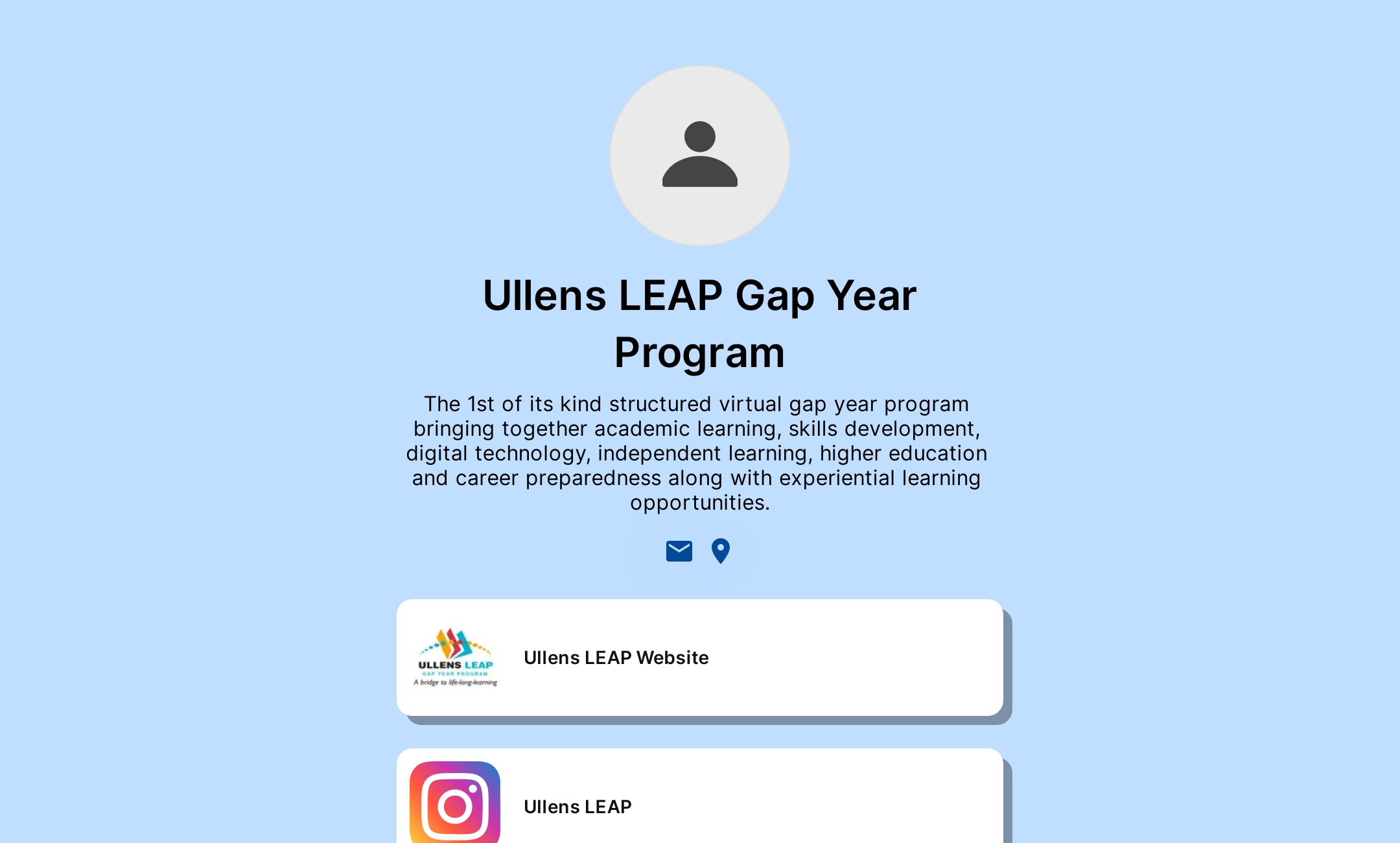 Ullens LEAP Gap Year Program's Flowpage