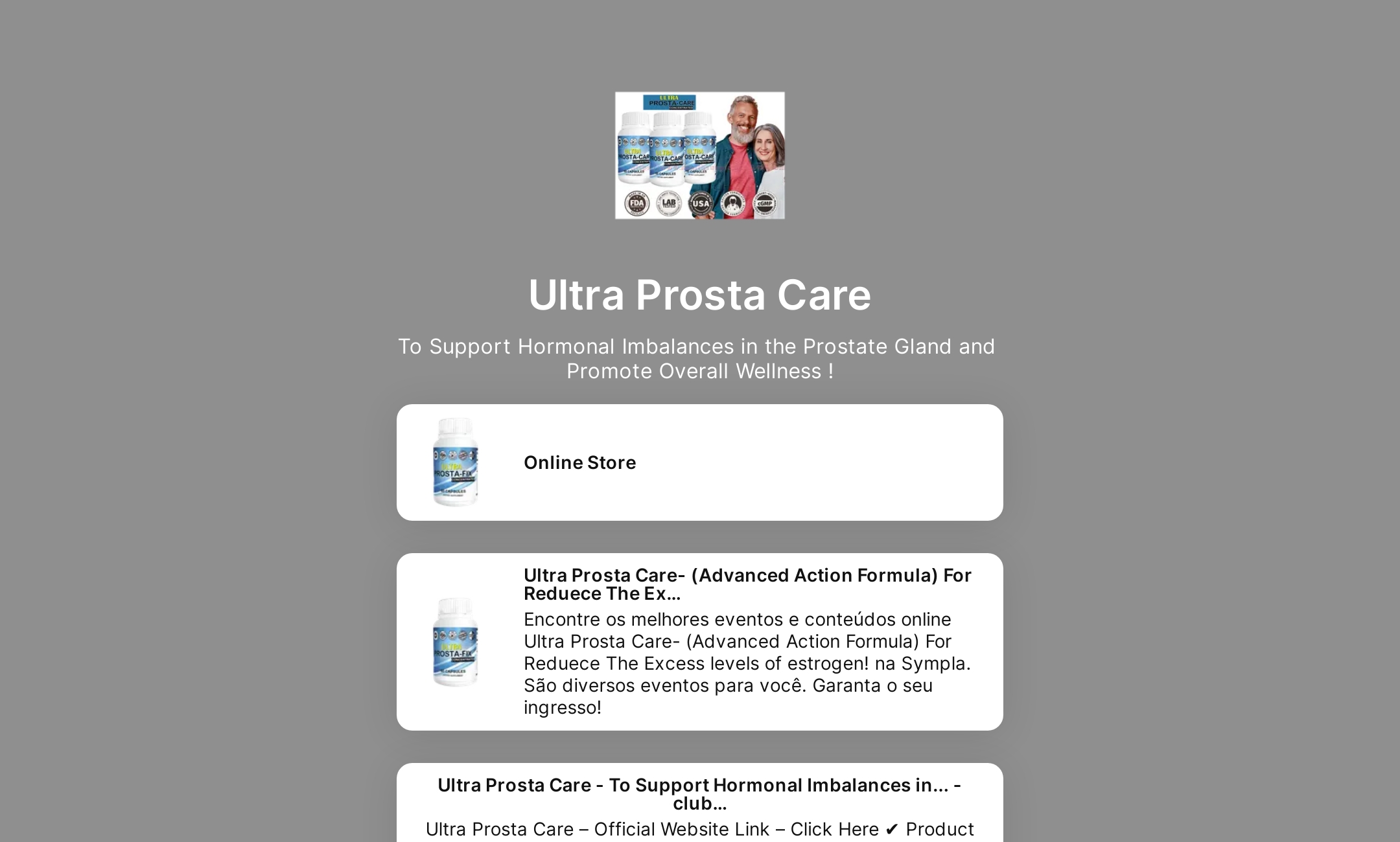 Ultra Prosta Care's Flowpage