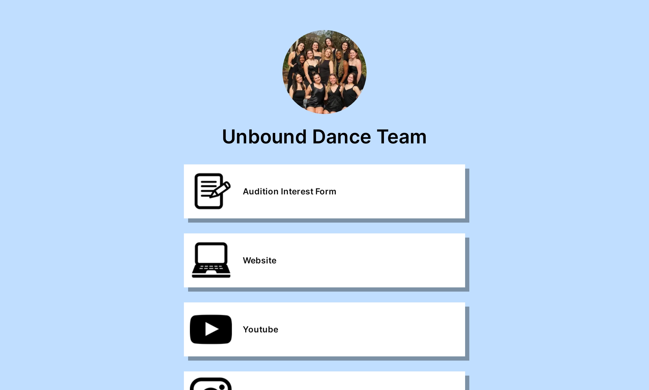 Unbound Dance Team's Flowpage