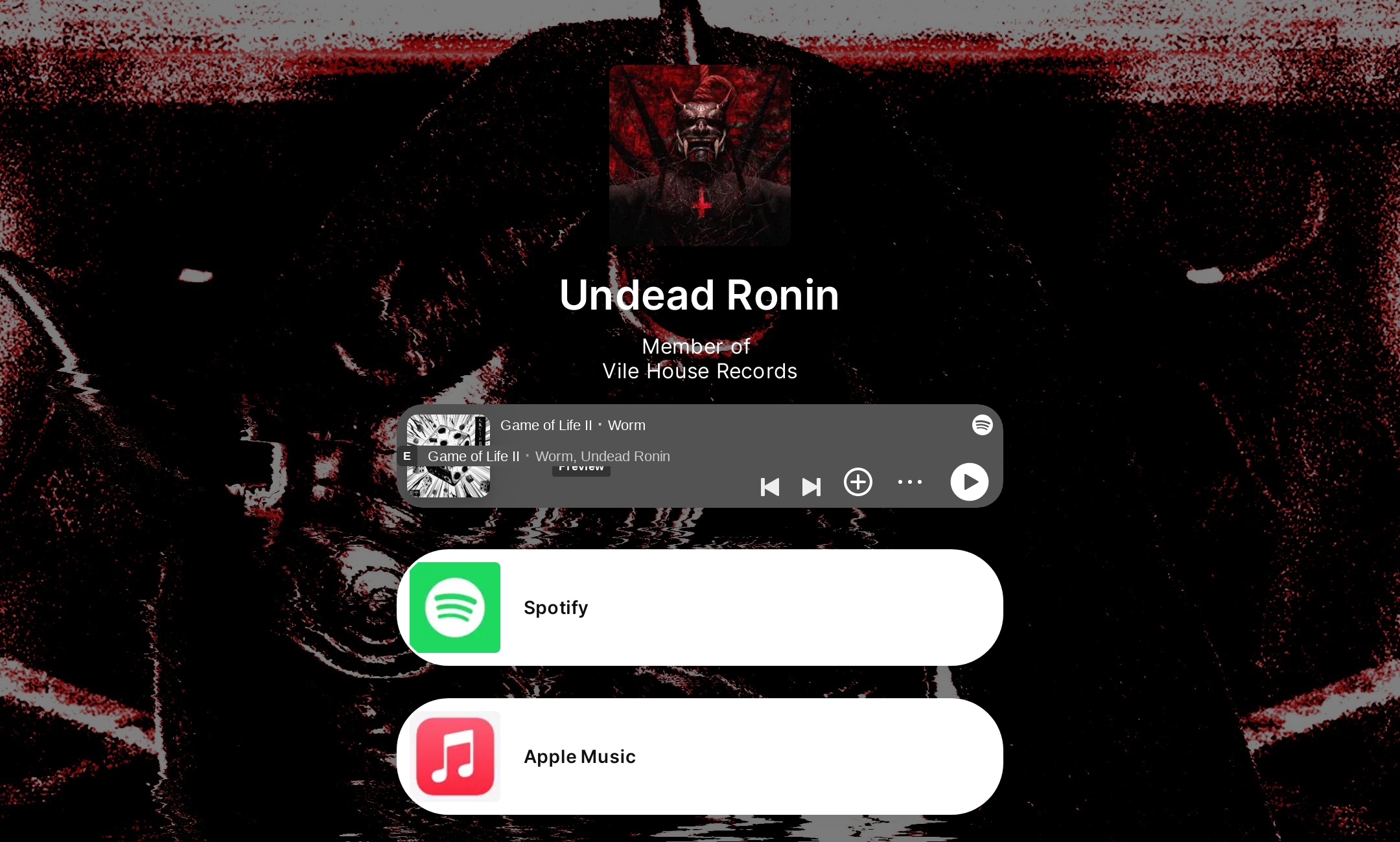 Undead Ronin's Flowpage