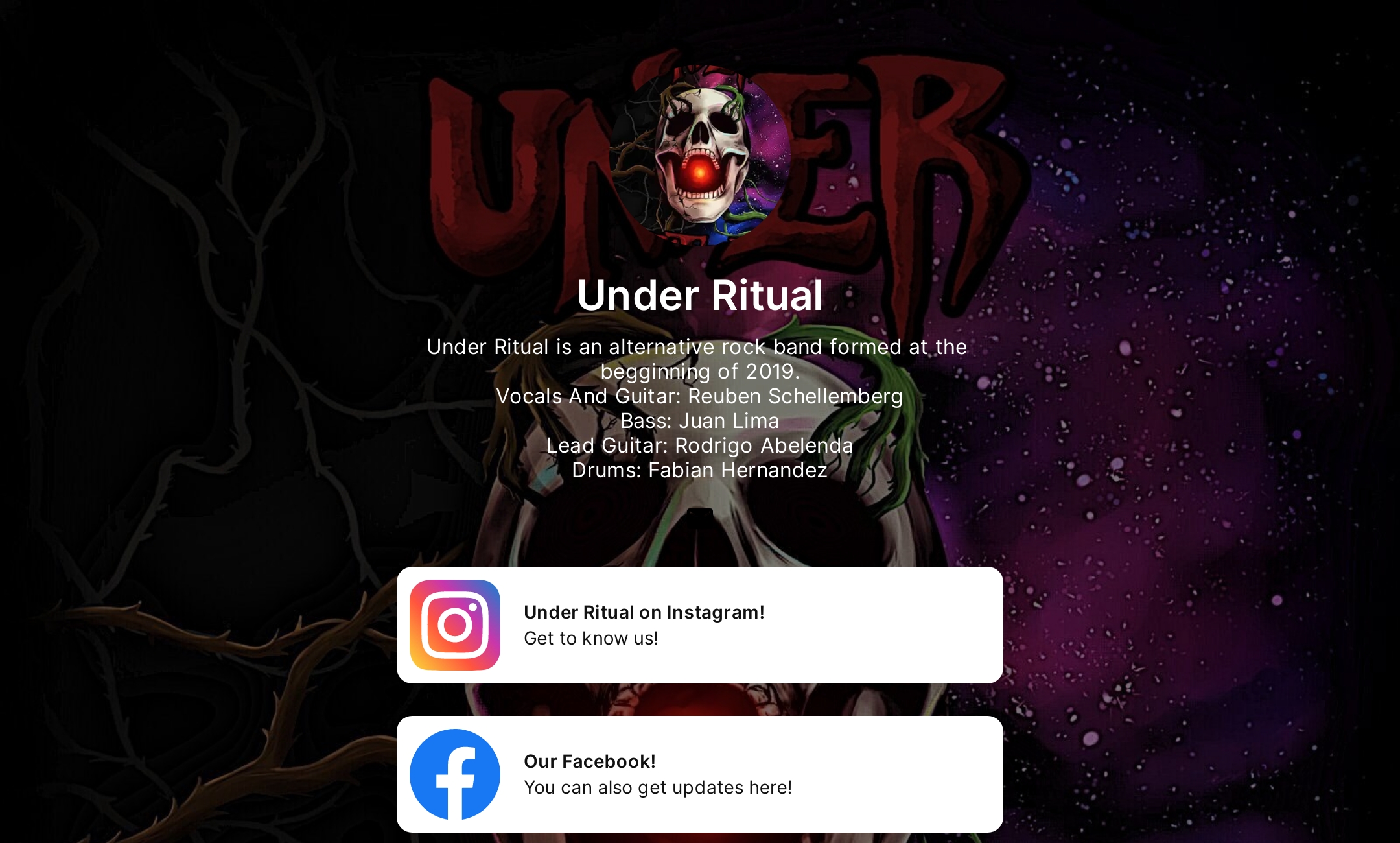 Under Ritual's Flowpage