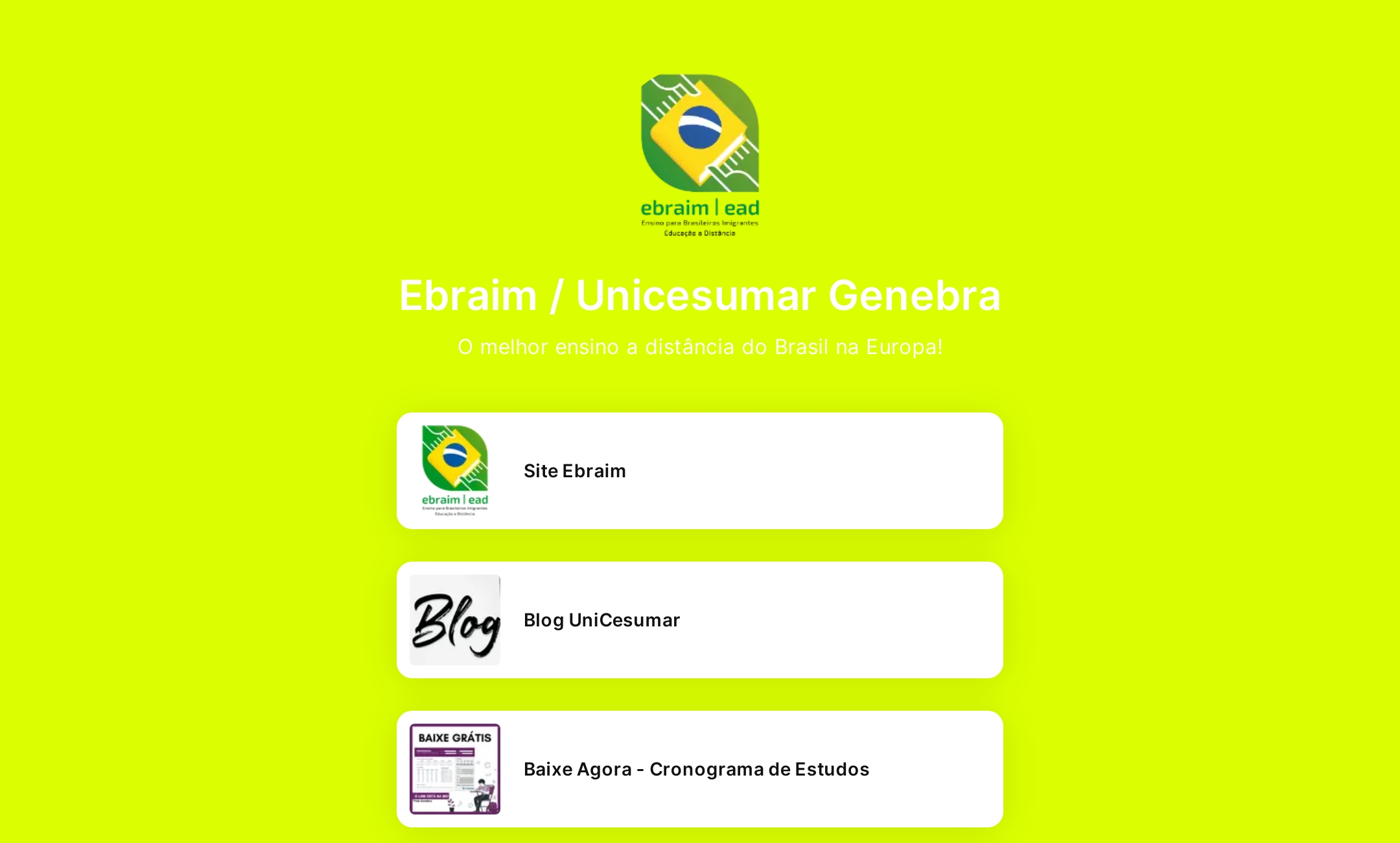 Ebraim / Unicesumar Genebra's Flowpage