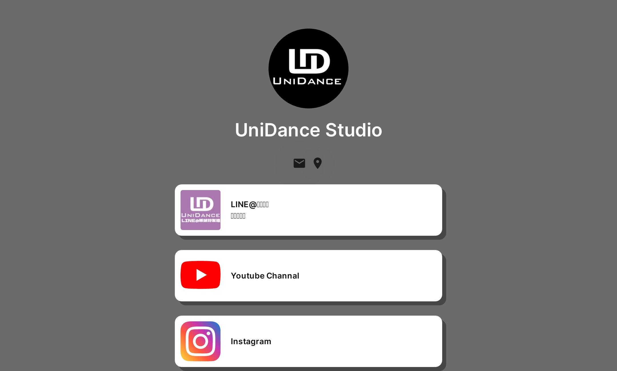 UniDance Studio's Flowpage