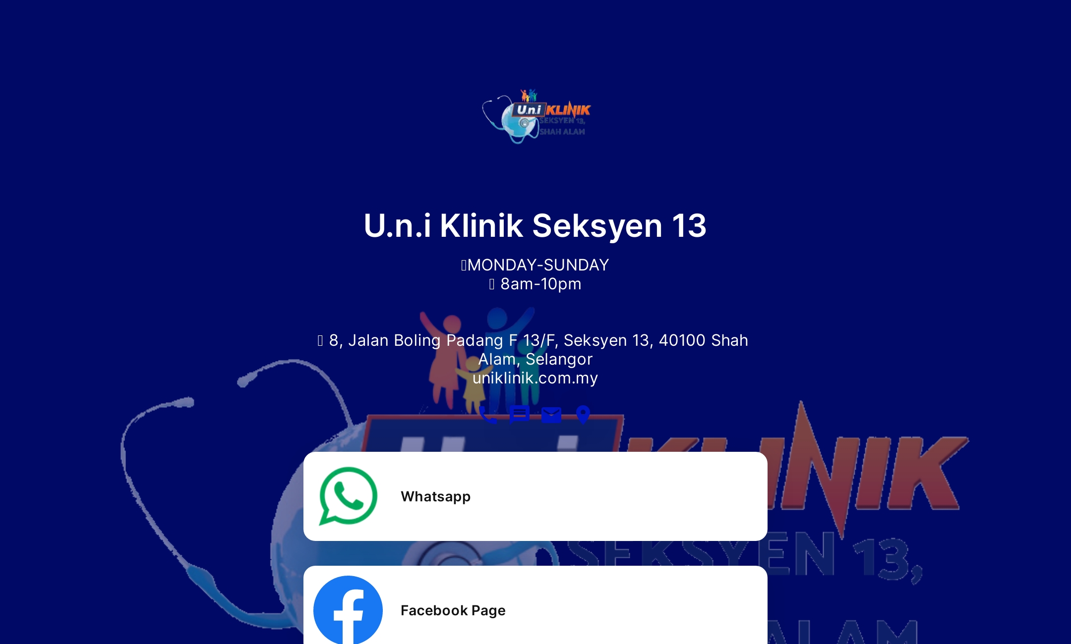 U.n.i Klinik Seksyen 13's Flowpage