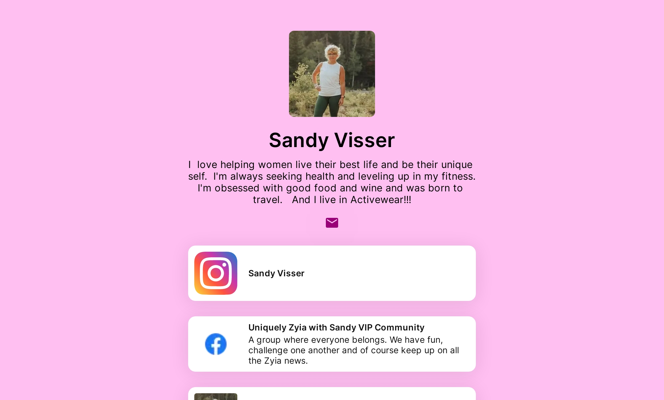 Sandy Visser's Flowpage