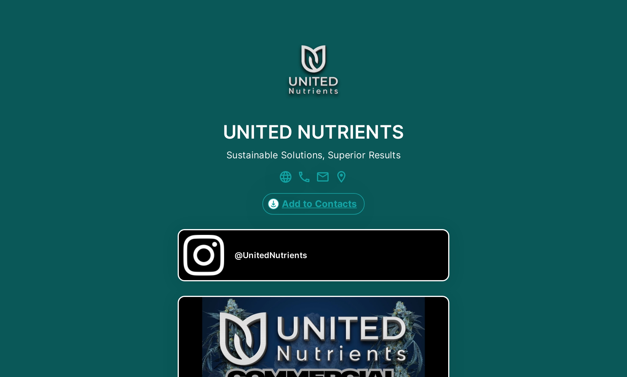 UNITED NUTRIENTS's Flowpage