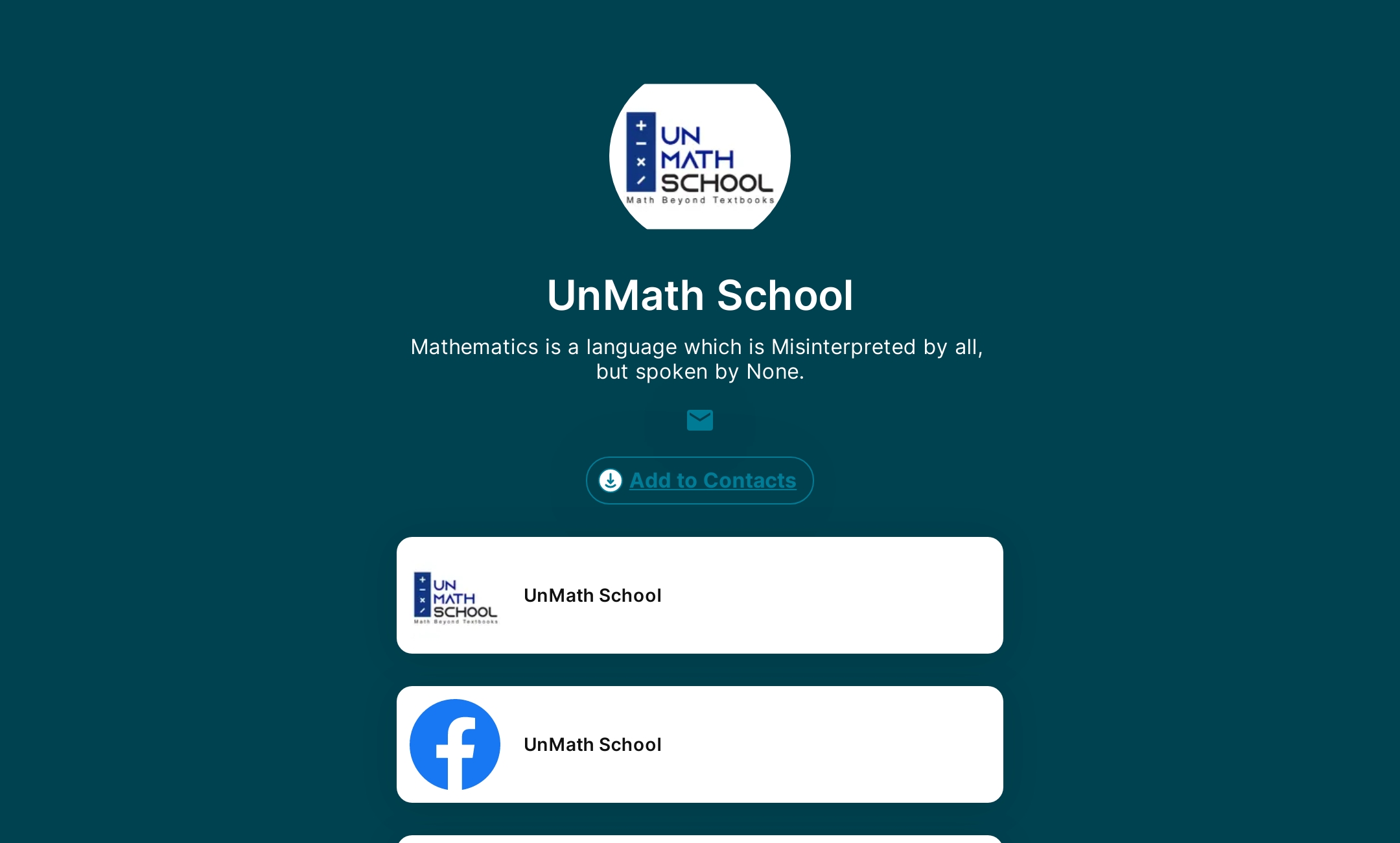 UnMath School's Flowpage