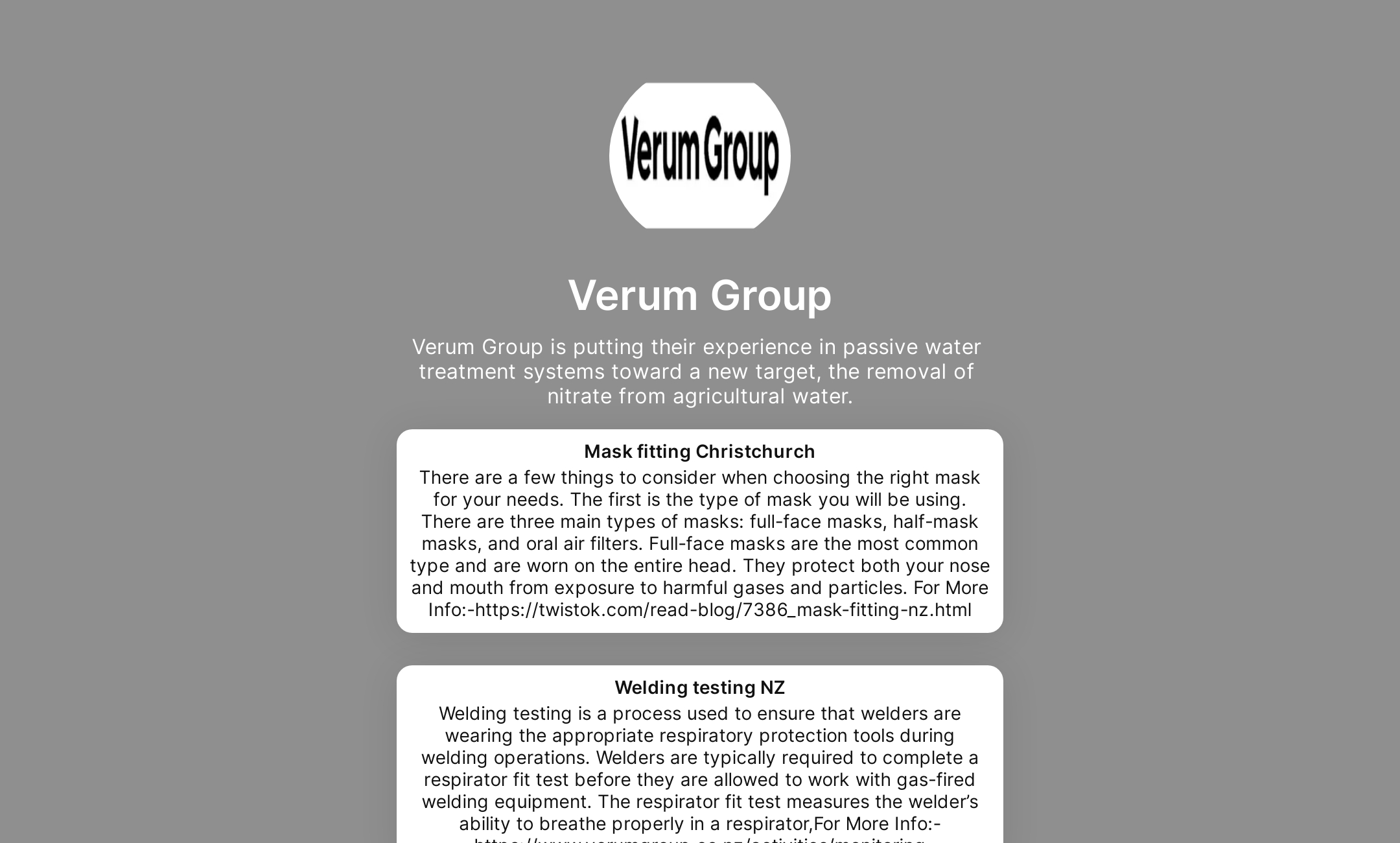 Verum Group's Flowpage