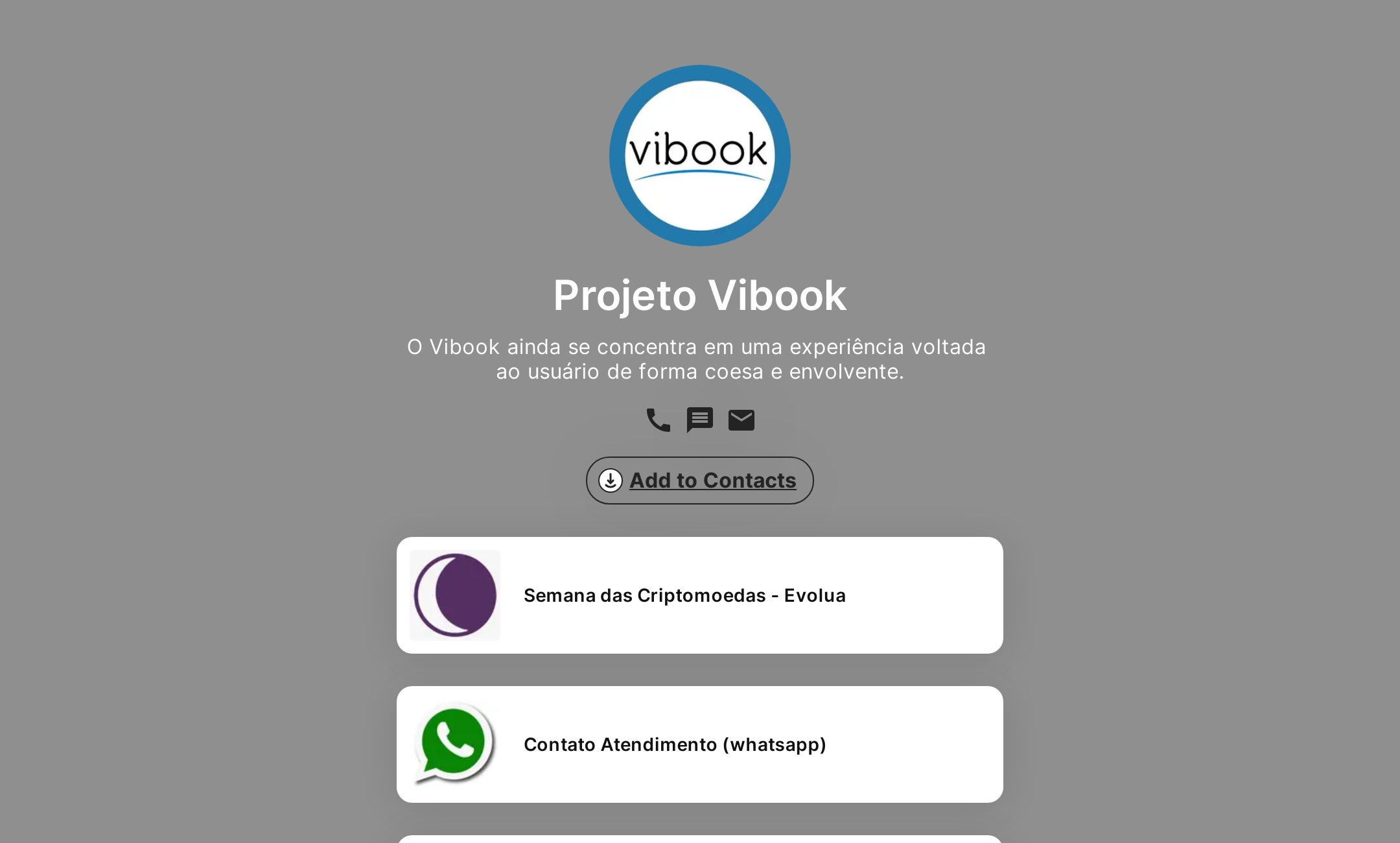 Projeto Vibook's Flowpage