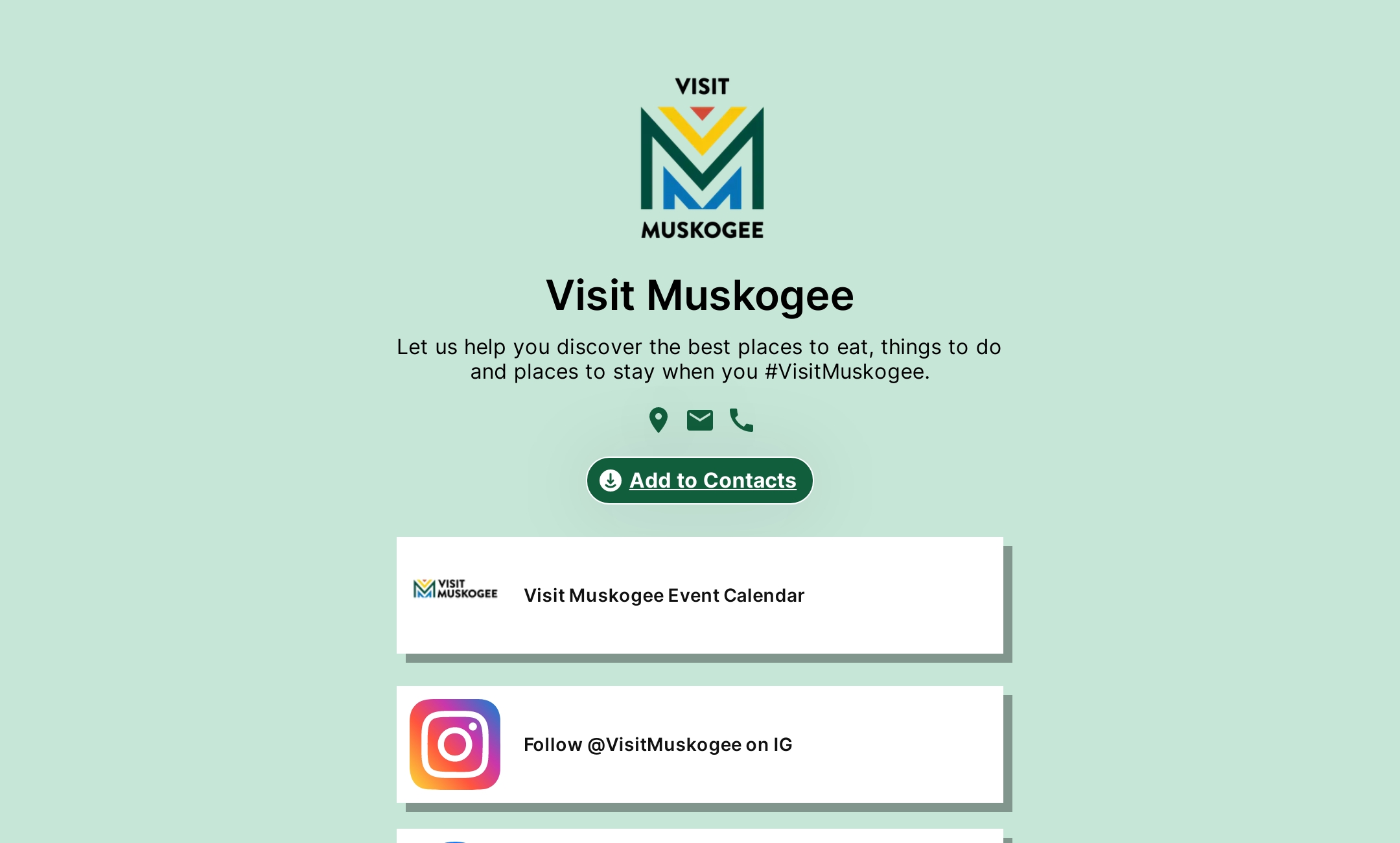 Visit Muskogee's Flowpage