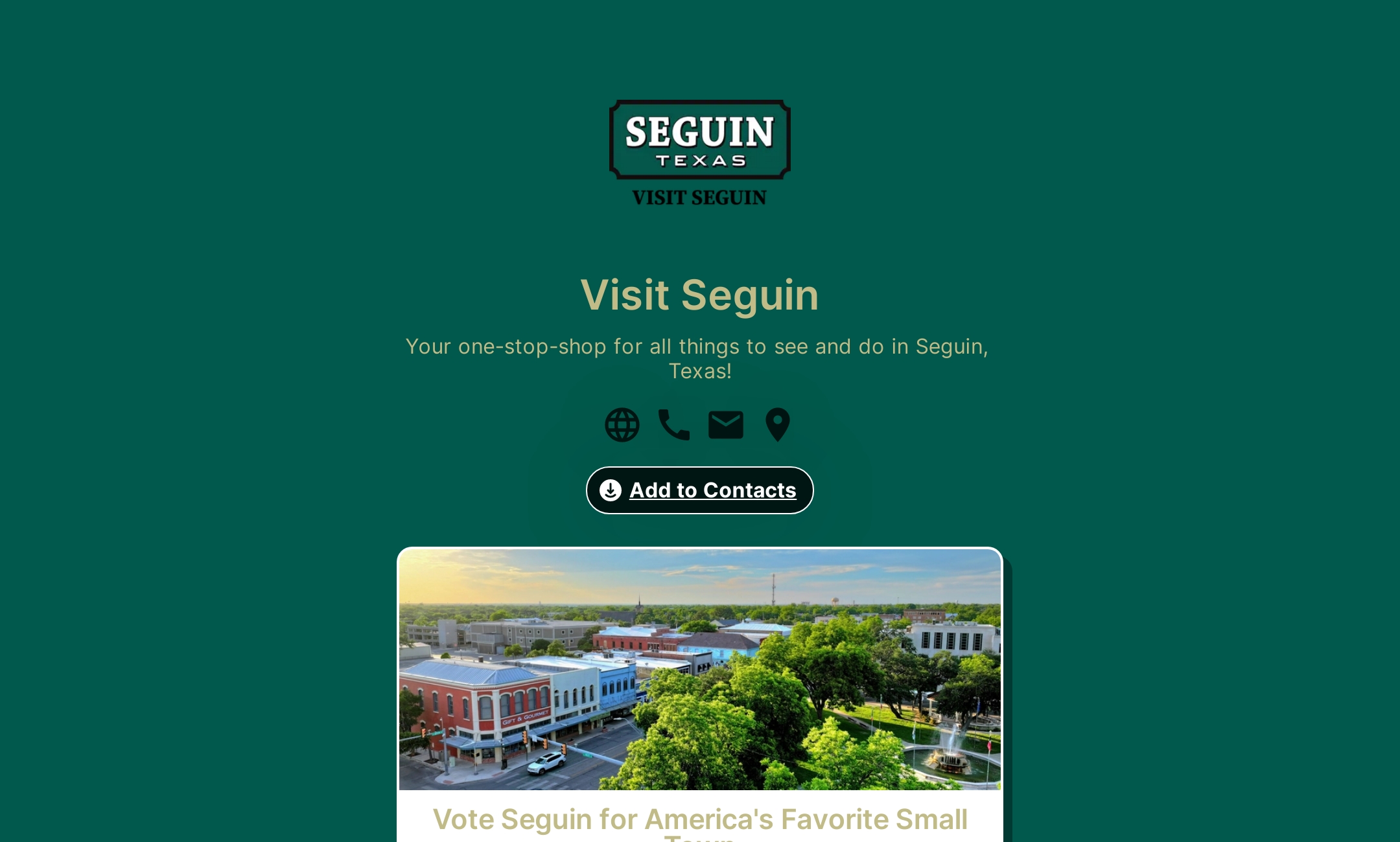 Seguin Visitor Information