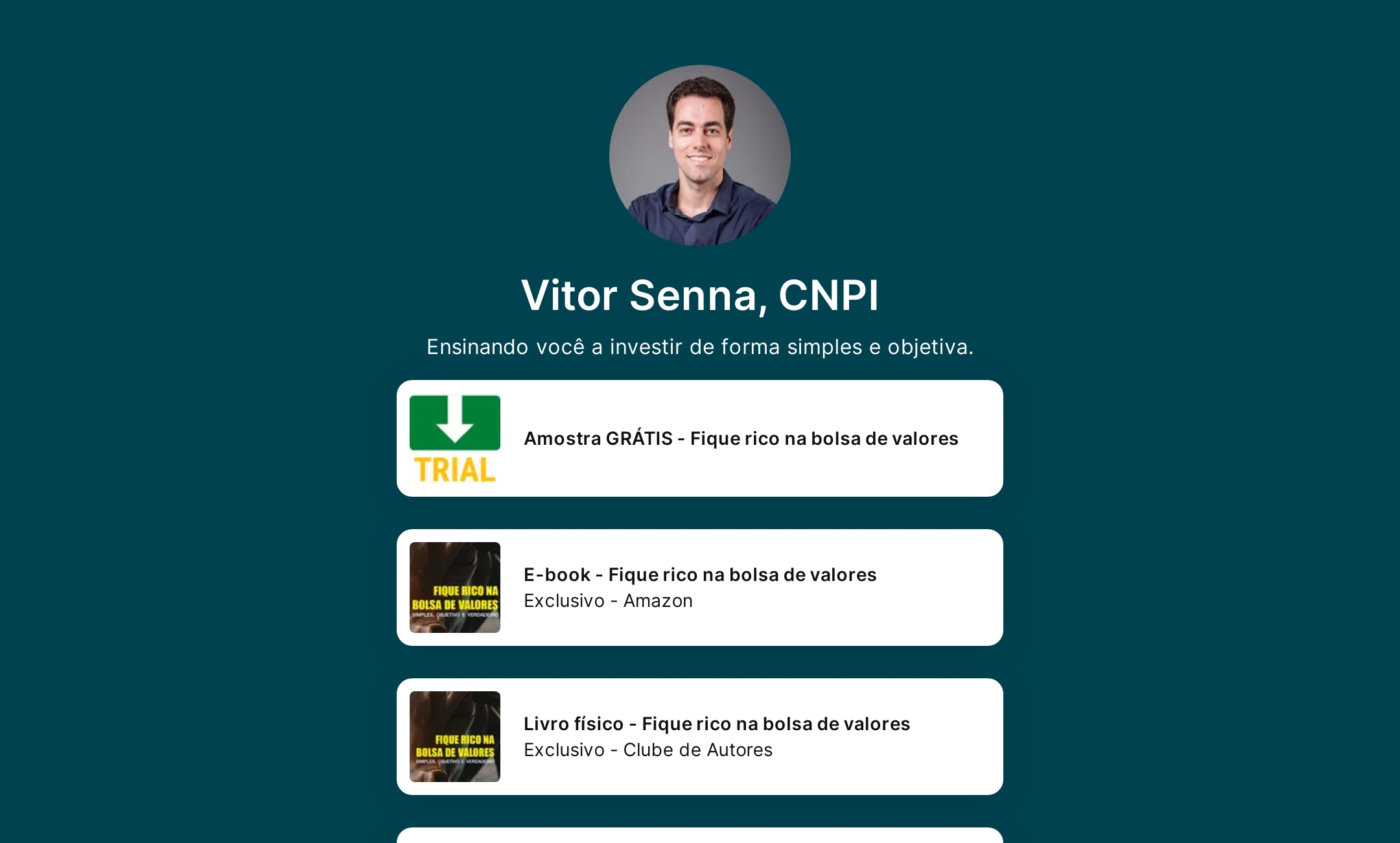 Vitor Senna, CNPI's Flowpage