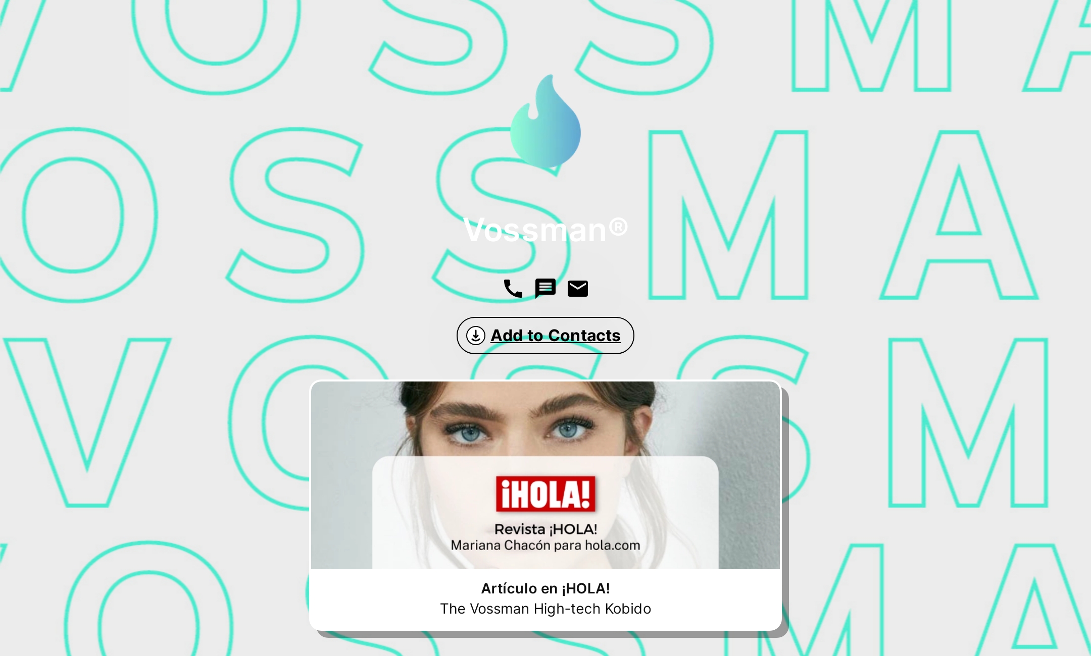 Vossman, el Tesla de la radiofrecuencia para estética y fisioterapia.