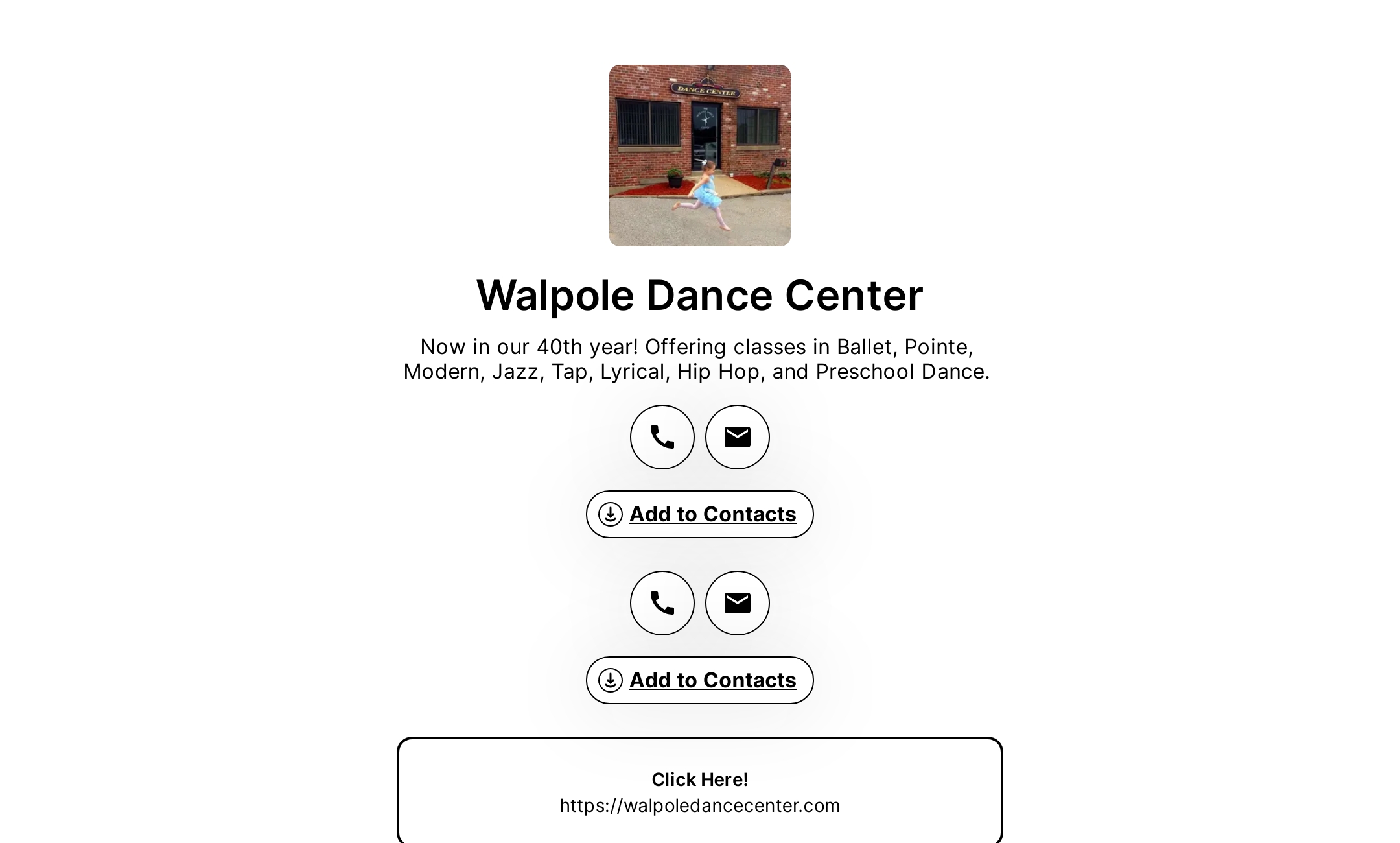 Walpole Dance Center's Flowpage
