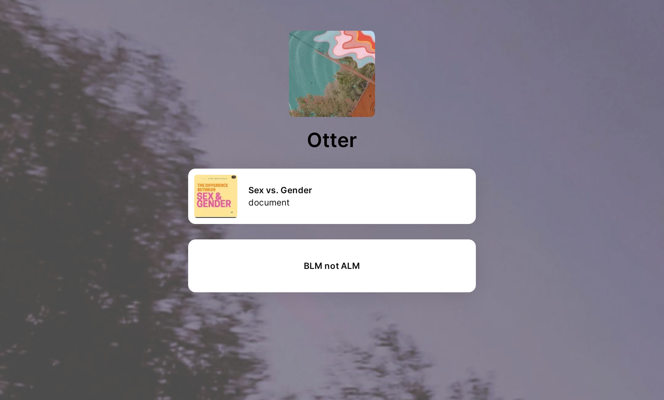 Otter's Flowpage