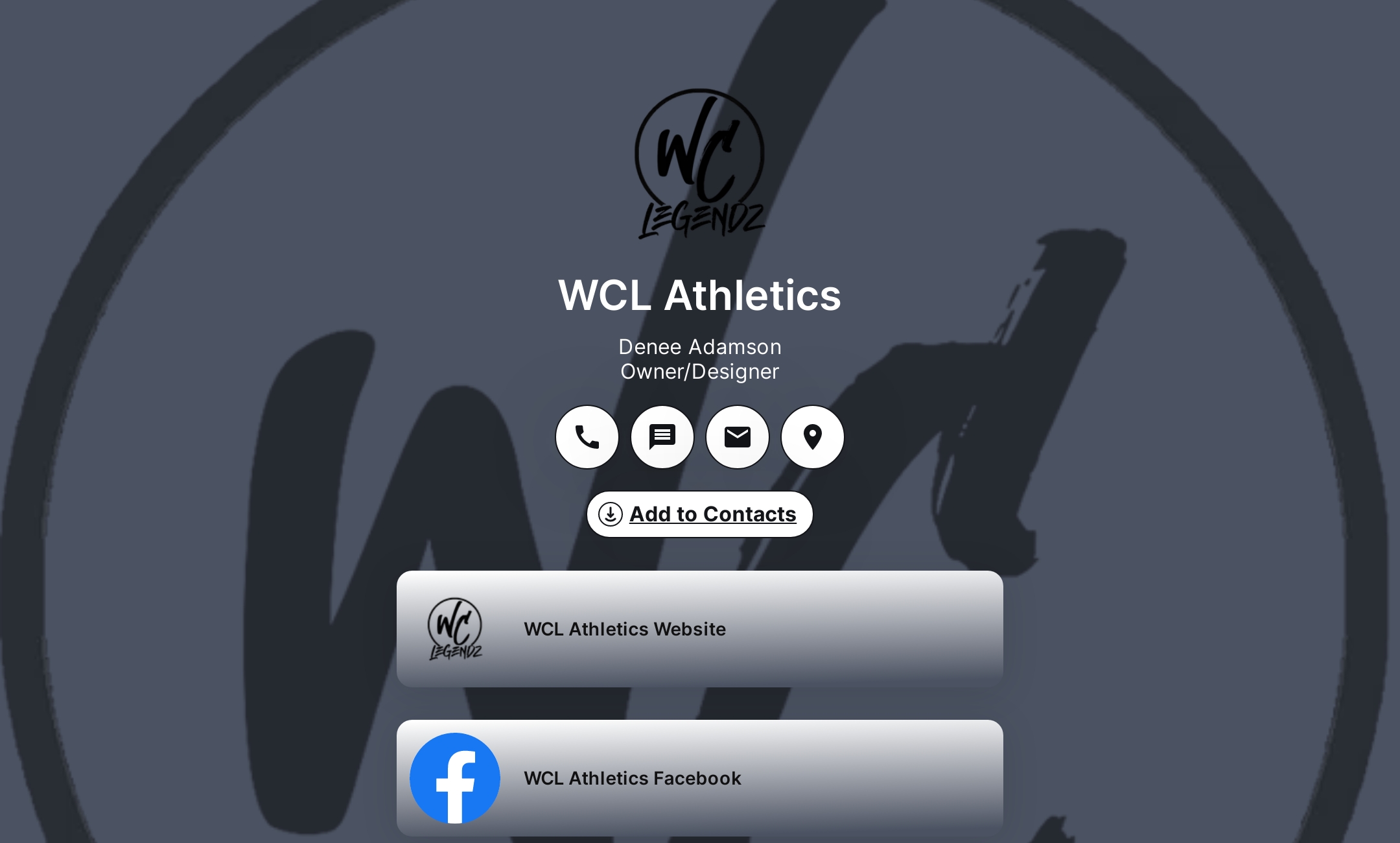 WCL Athletics' Flowpage