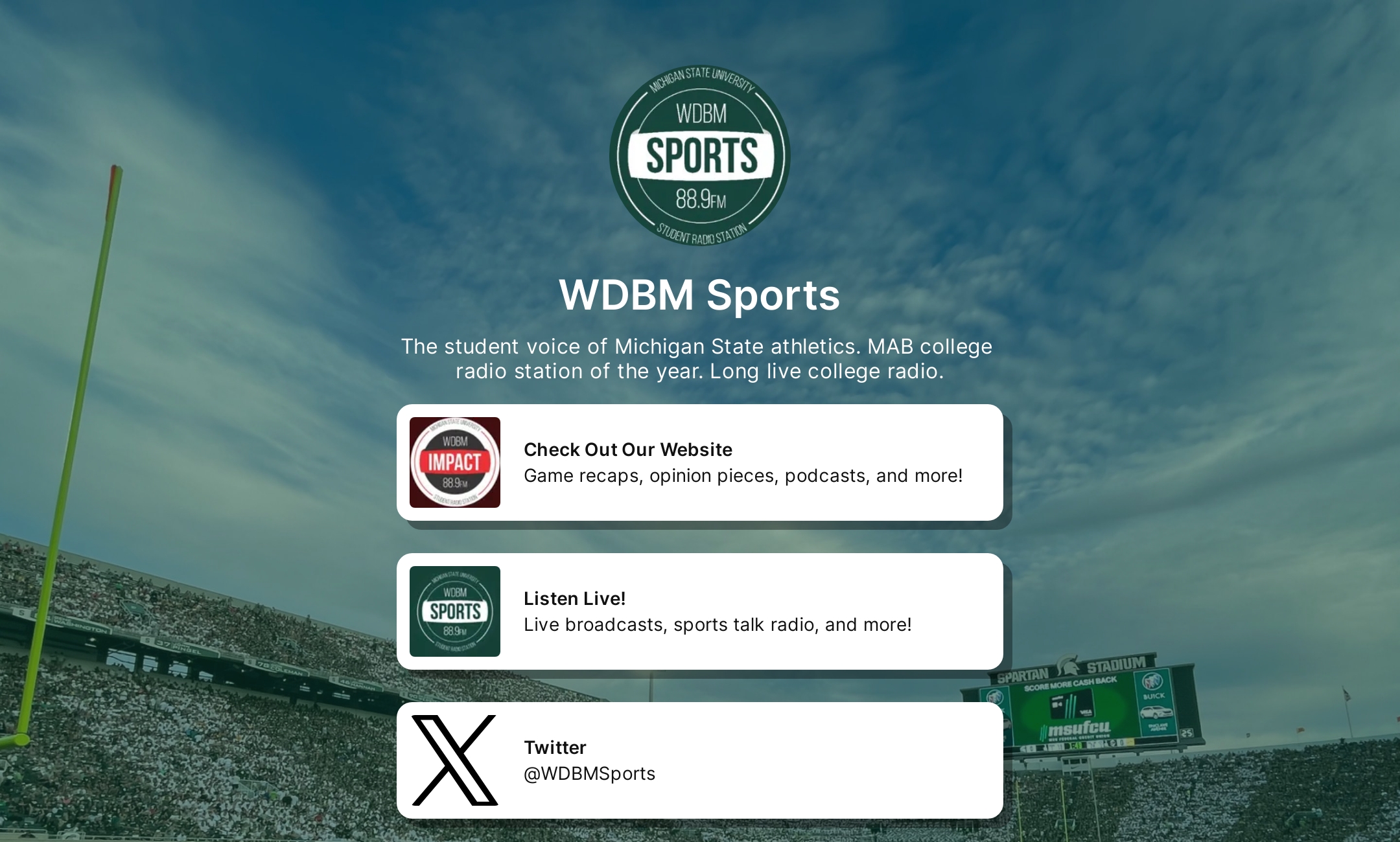 WDBM Sports' Flowpage