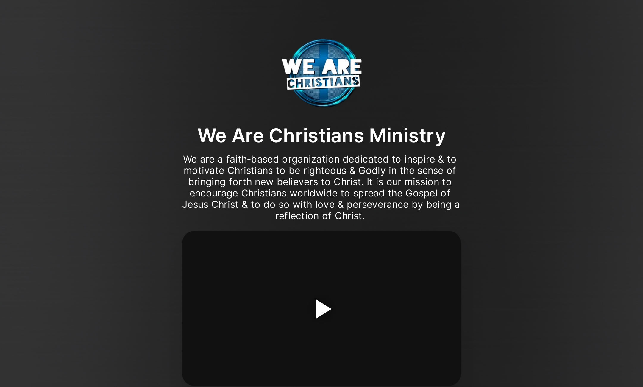We Are Christians Ministry 's Flowpage