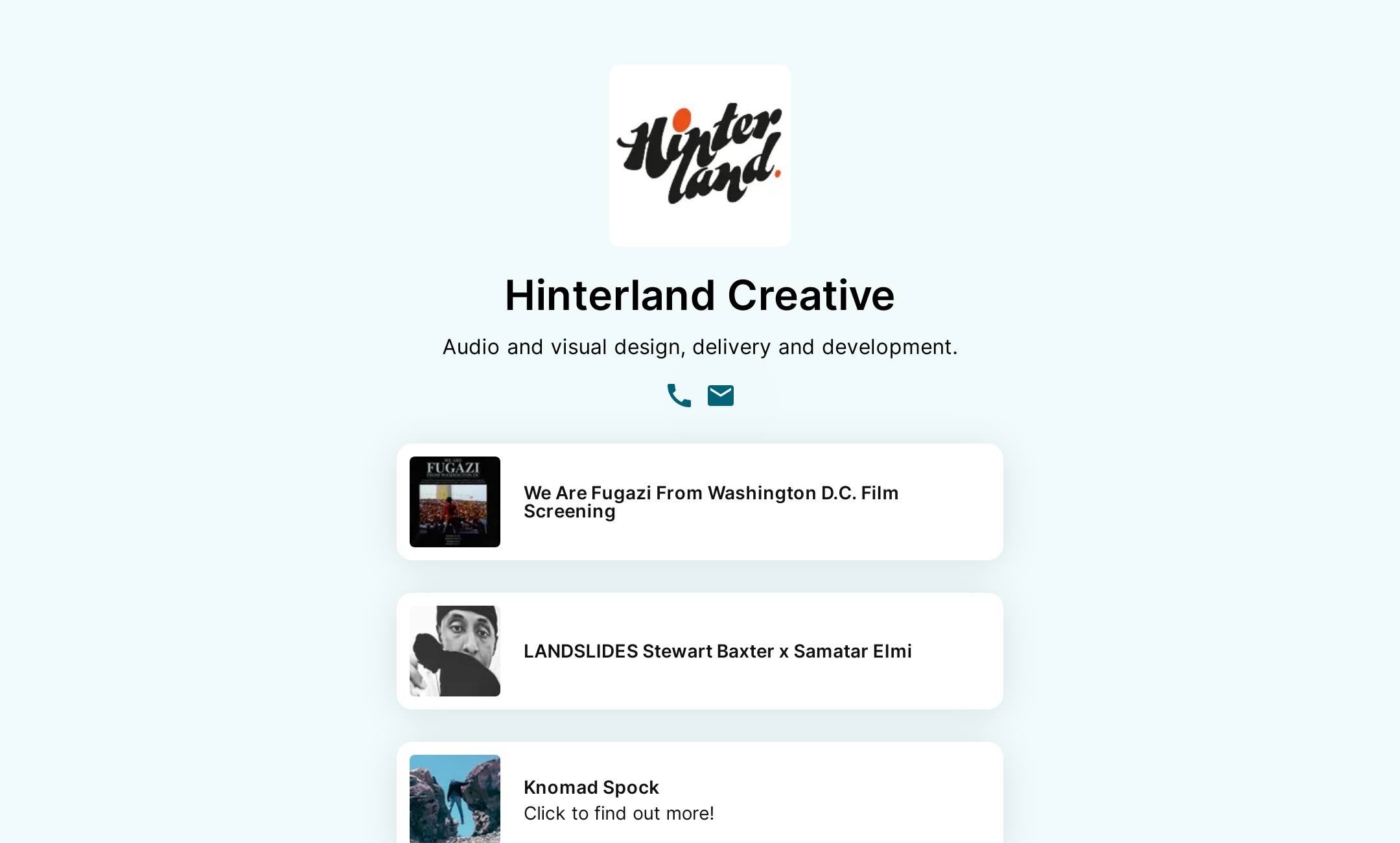 Hinterland Creative 's Flowpage
