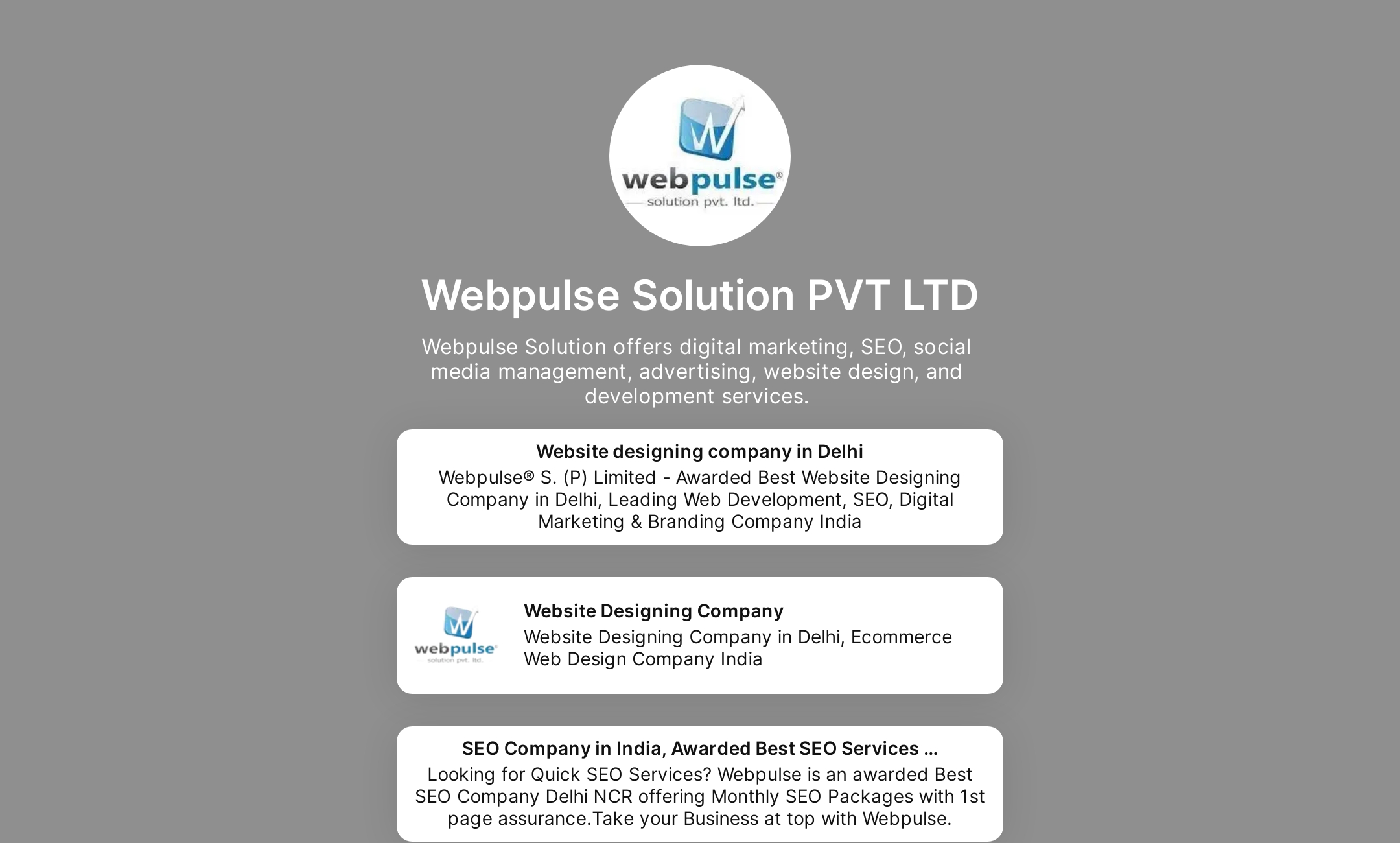 Webpulse Solution PVT LTD's Flowpage
