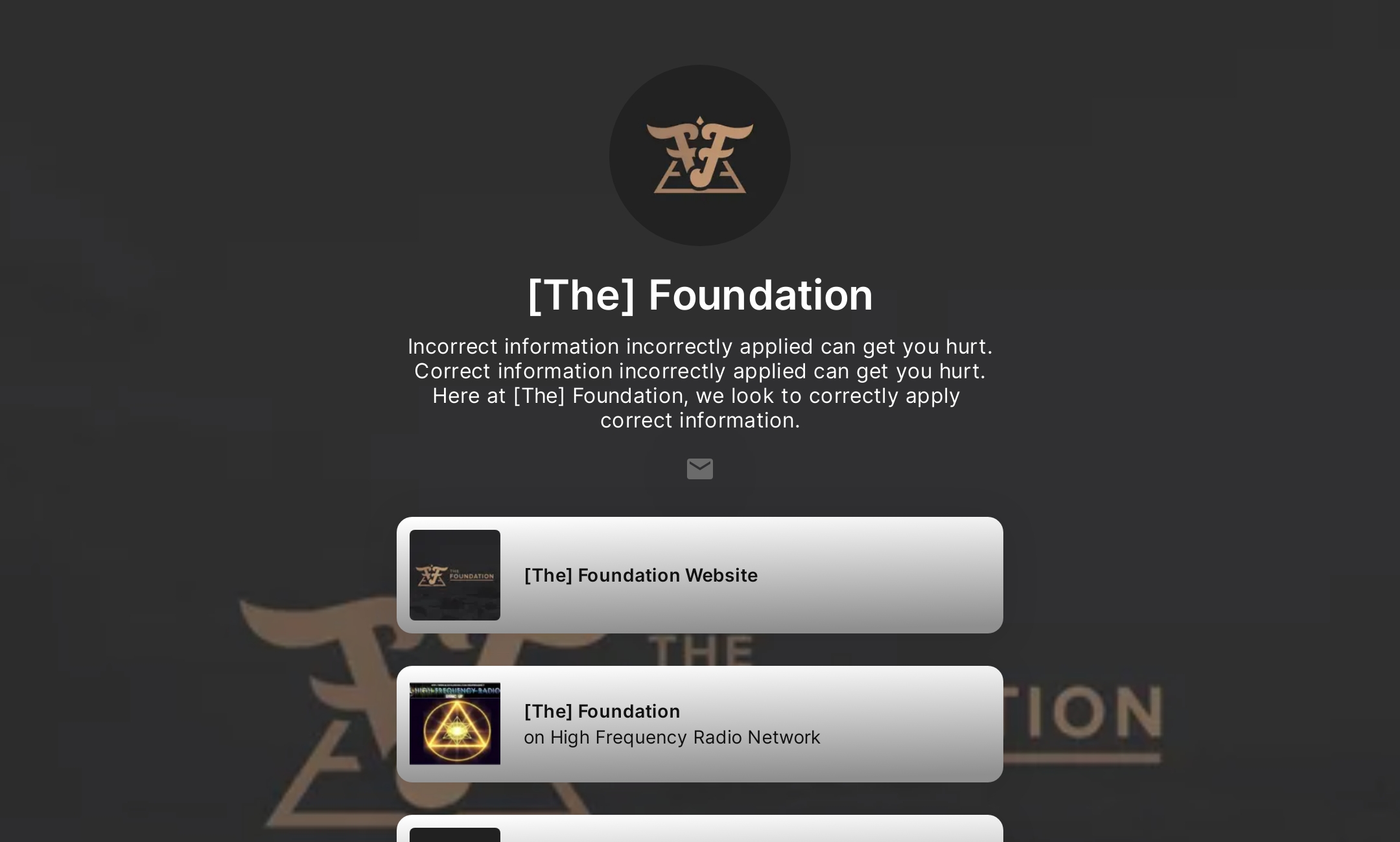 [The] Foundation's Flowpage