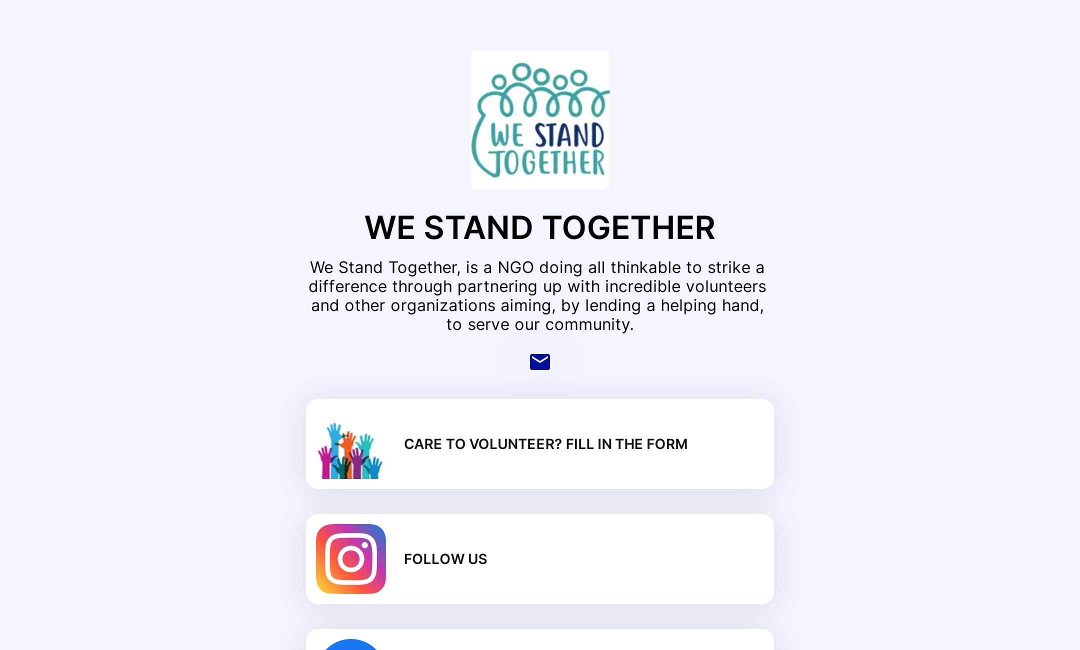WE STAND TOGETHER's Flowpage
