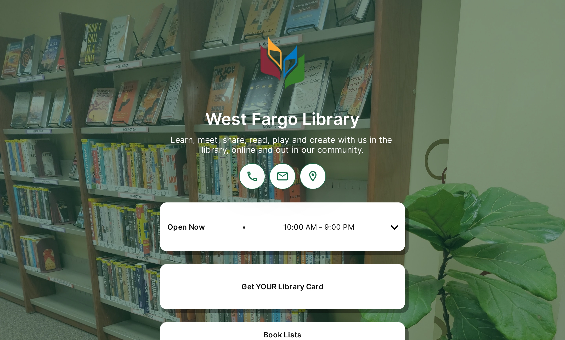 West Fargo Library's Flowpage