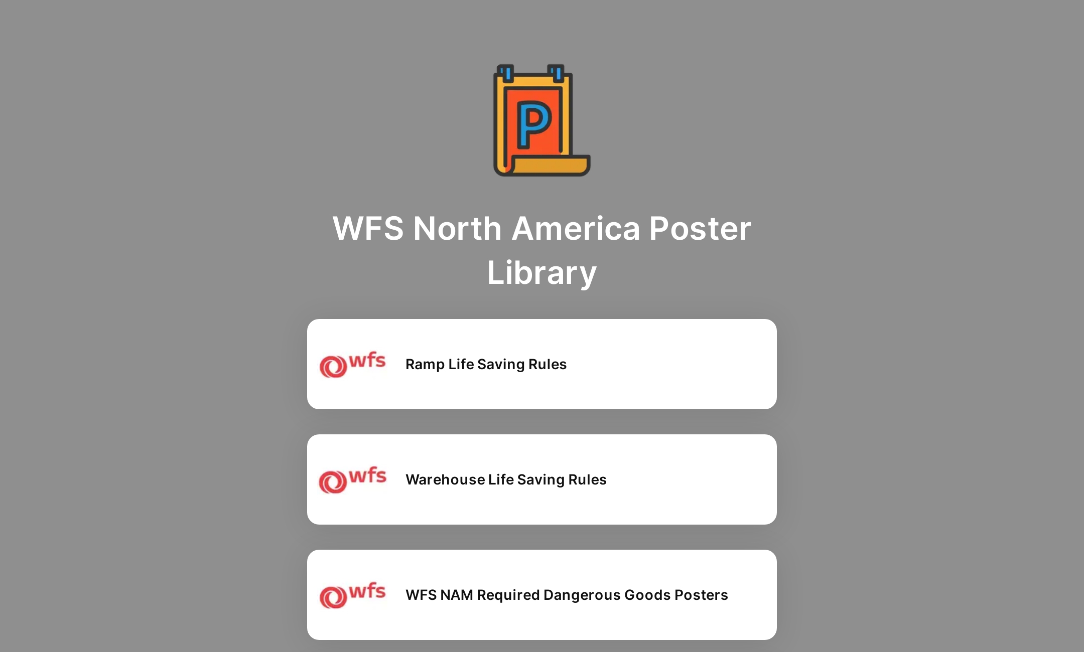 WFS North America Poster Library's Flowpage