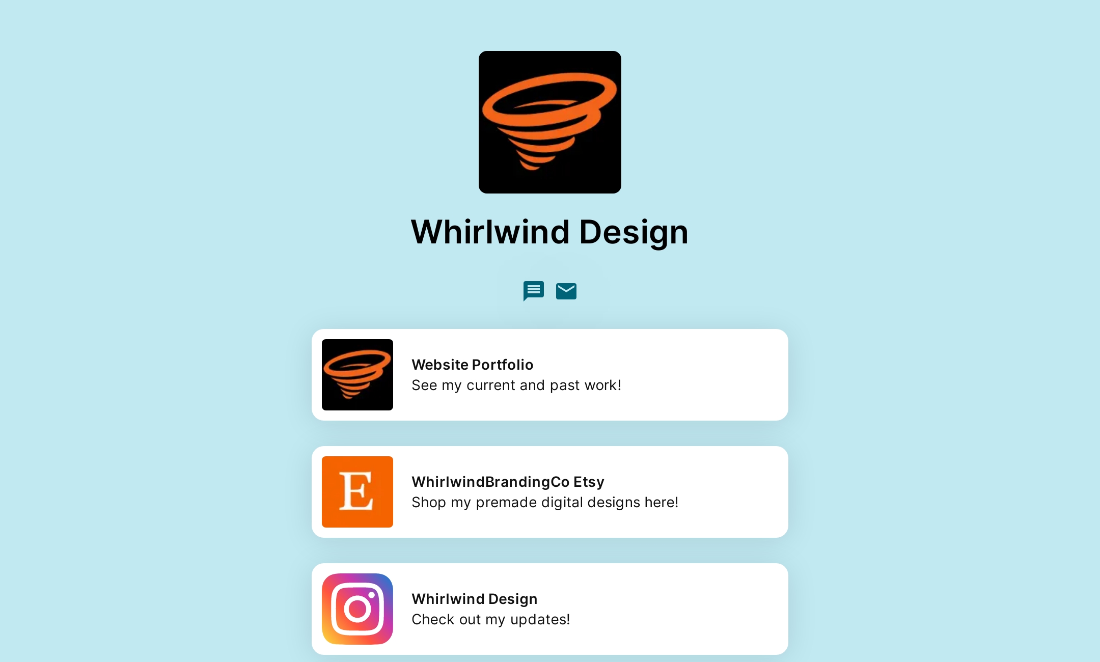 Whirlwind Design's Flowpage