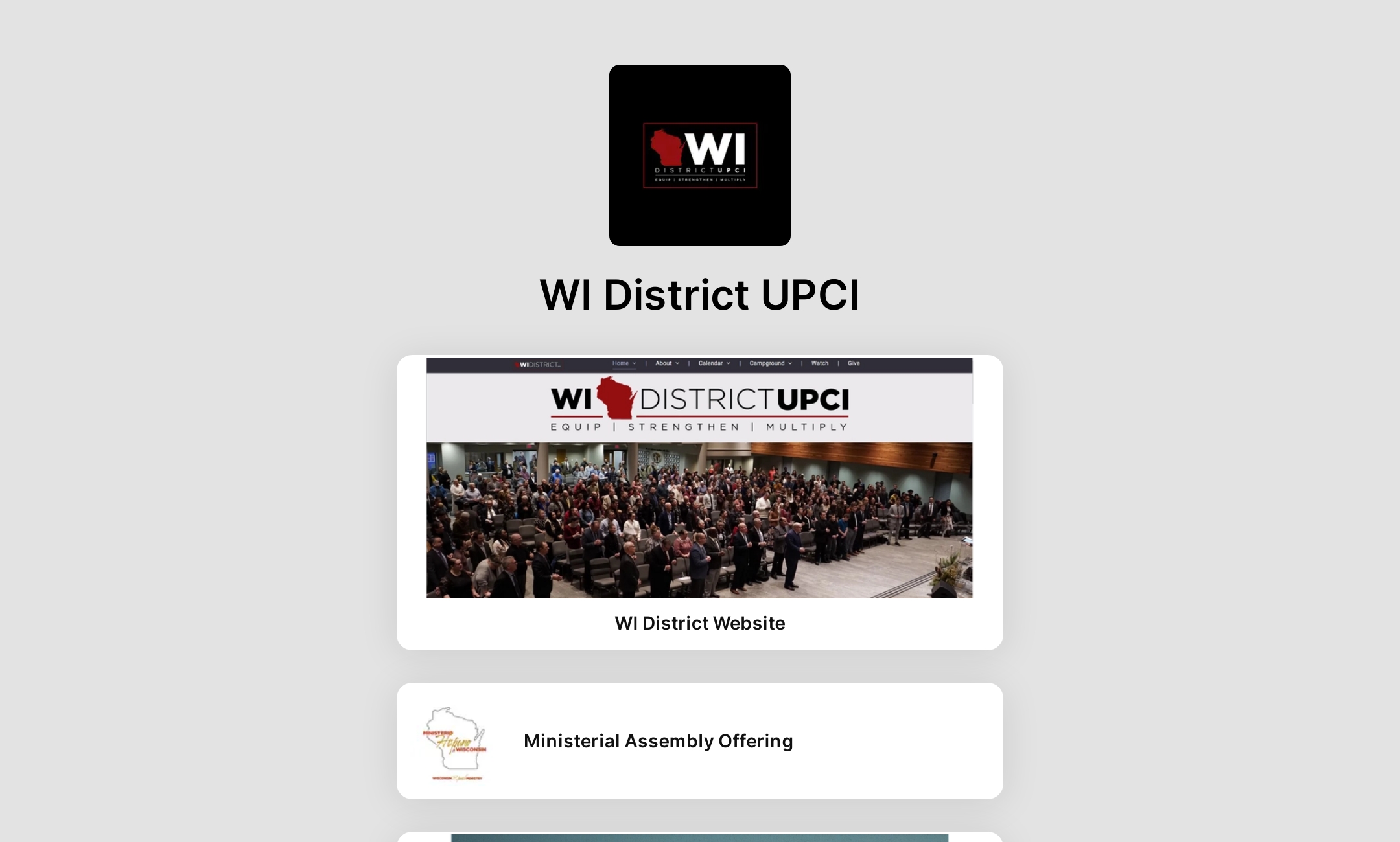WI District UPCI's Flowpage