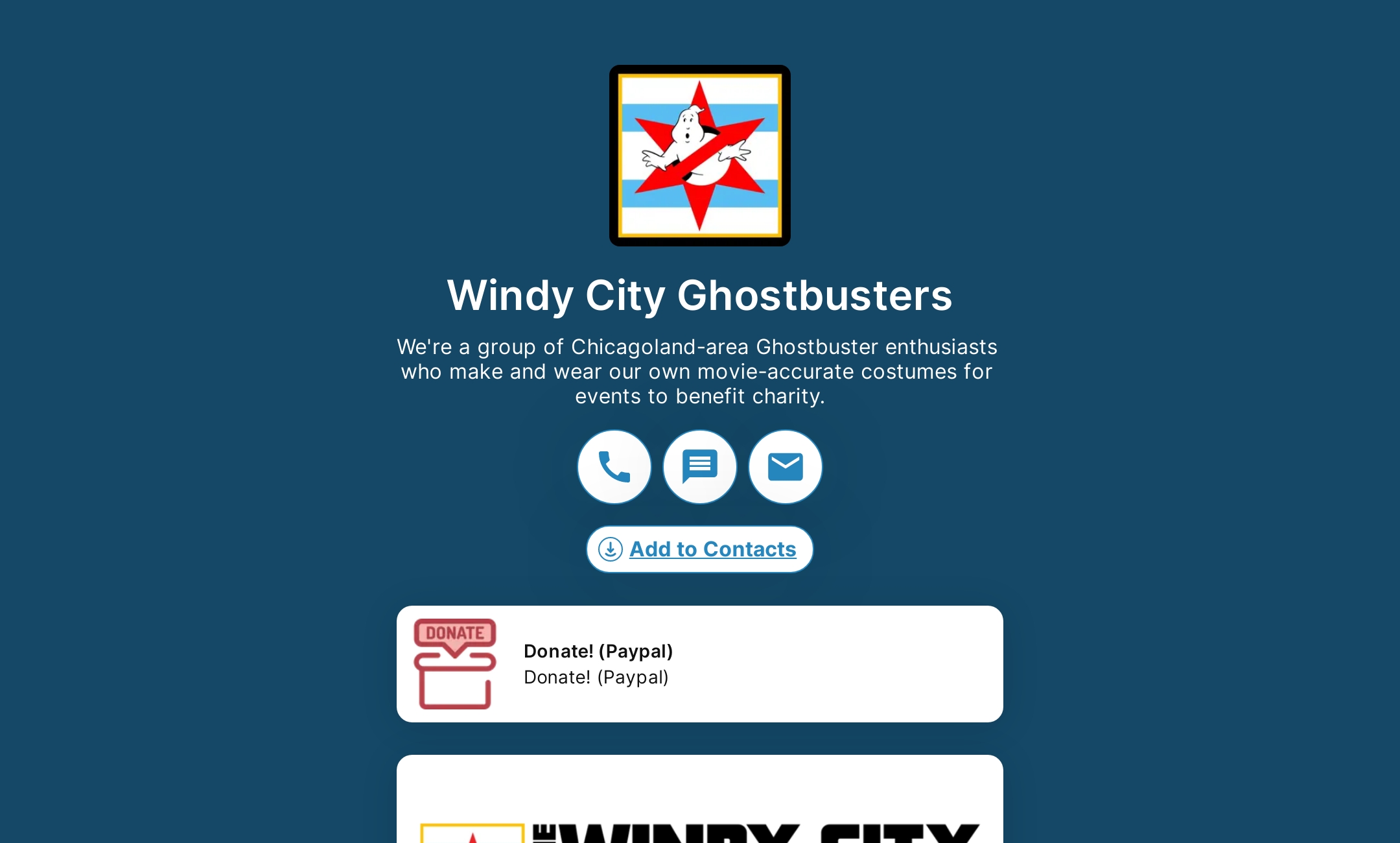 Windy City Ghostbusters' Flowpage