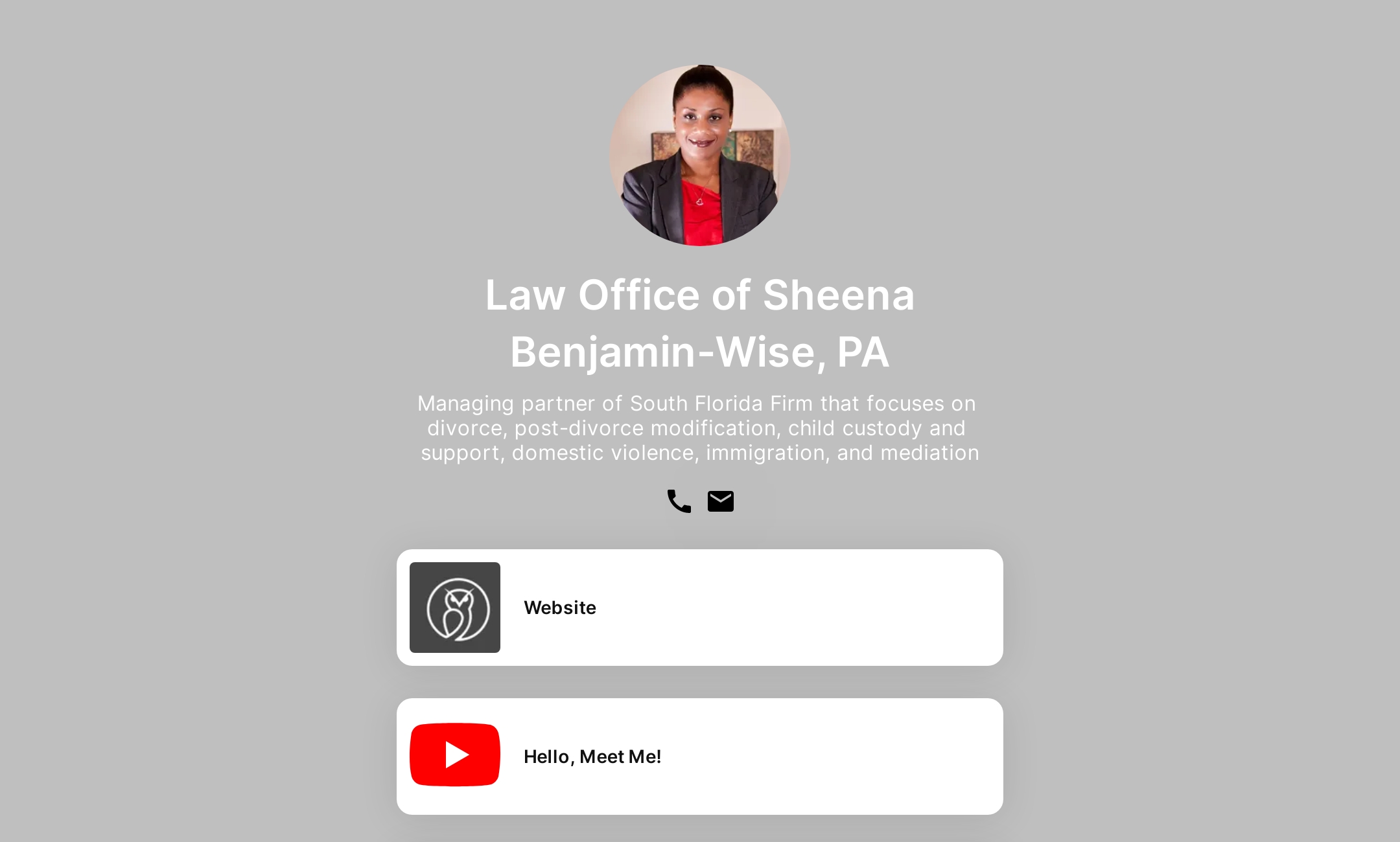 Law Office of Sheena Benjamin-Wise, PA's Flowpage