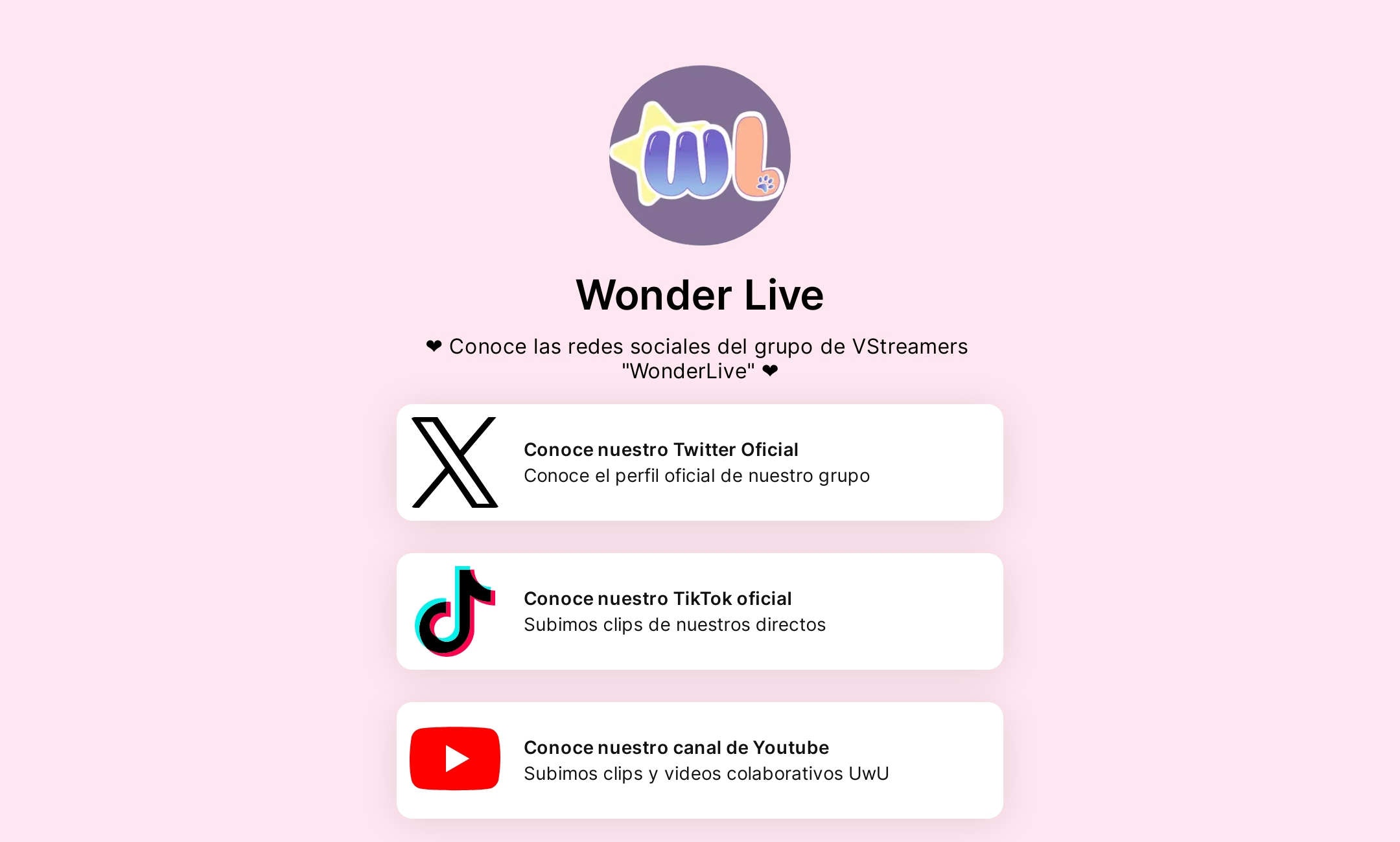Wonder Live's Flowpage