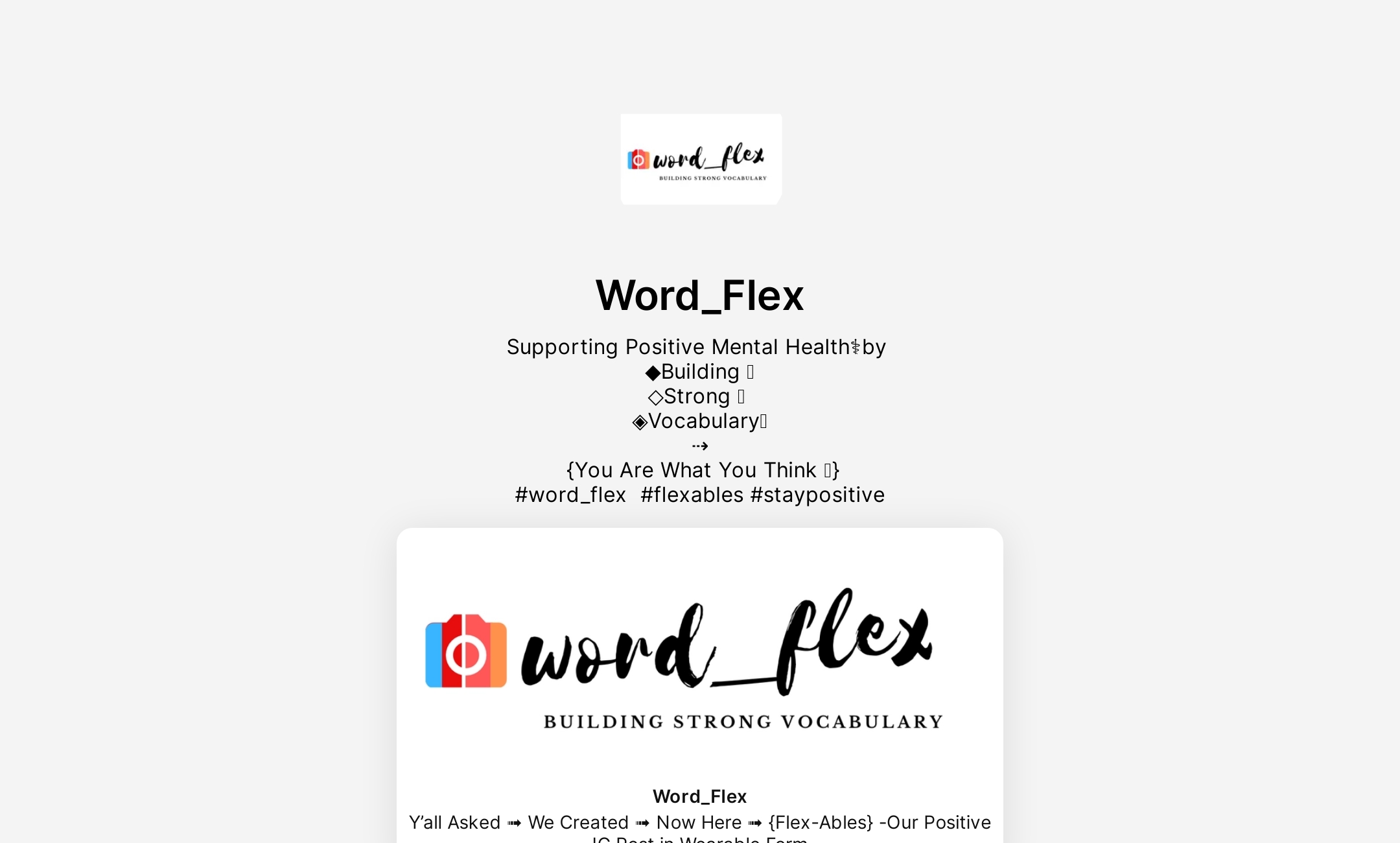 Word_Flex's Flowpage