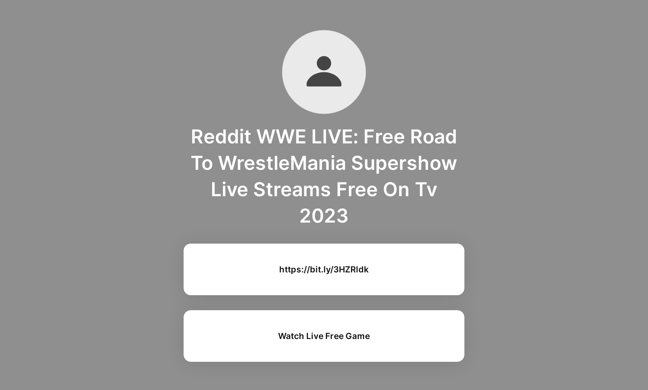 Reddit WWE LIVE: Free Road To WrestleMania Supershow Live Streams Free ...