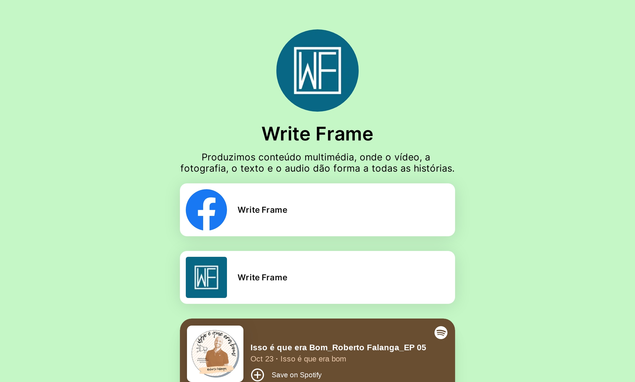 Write Frame's Flowpage